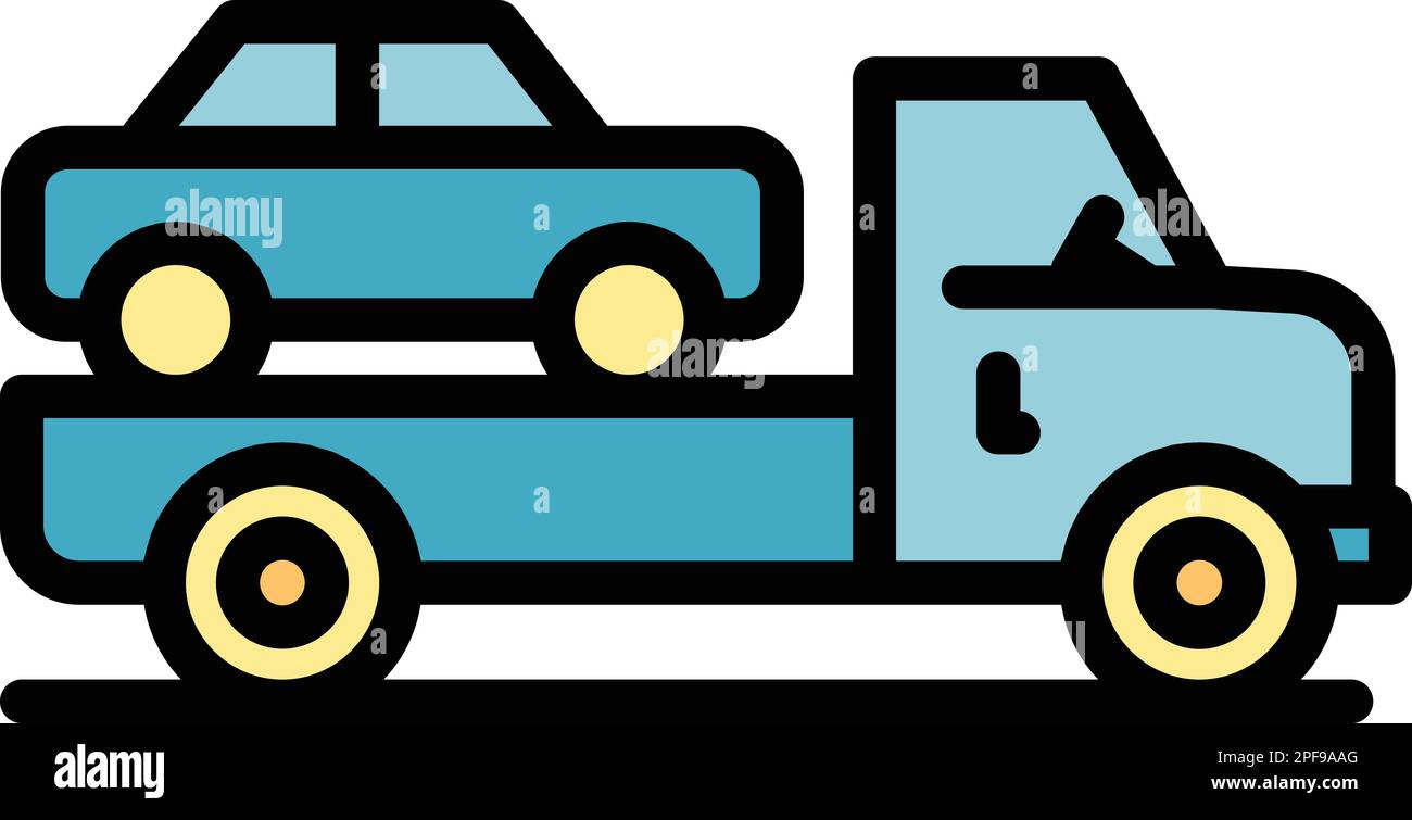 Car shopping icon. Outline Car shopping vector icon for web design ...