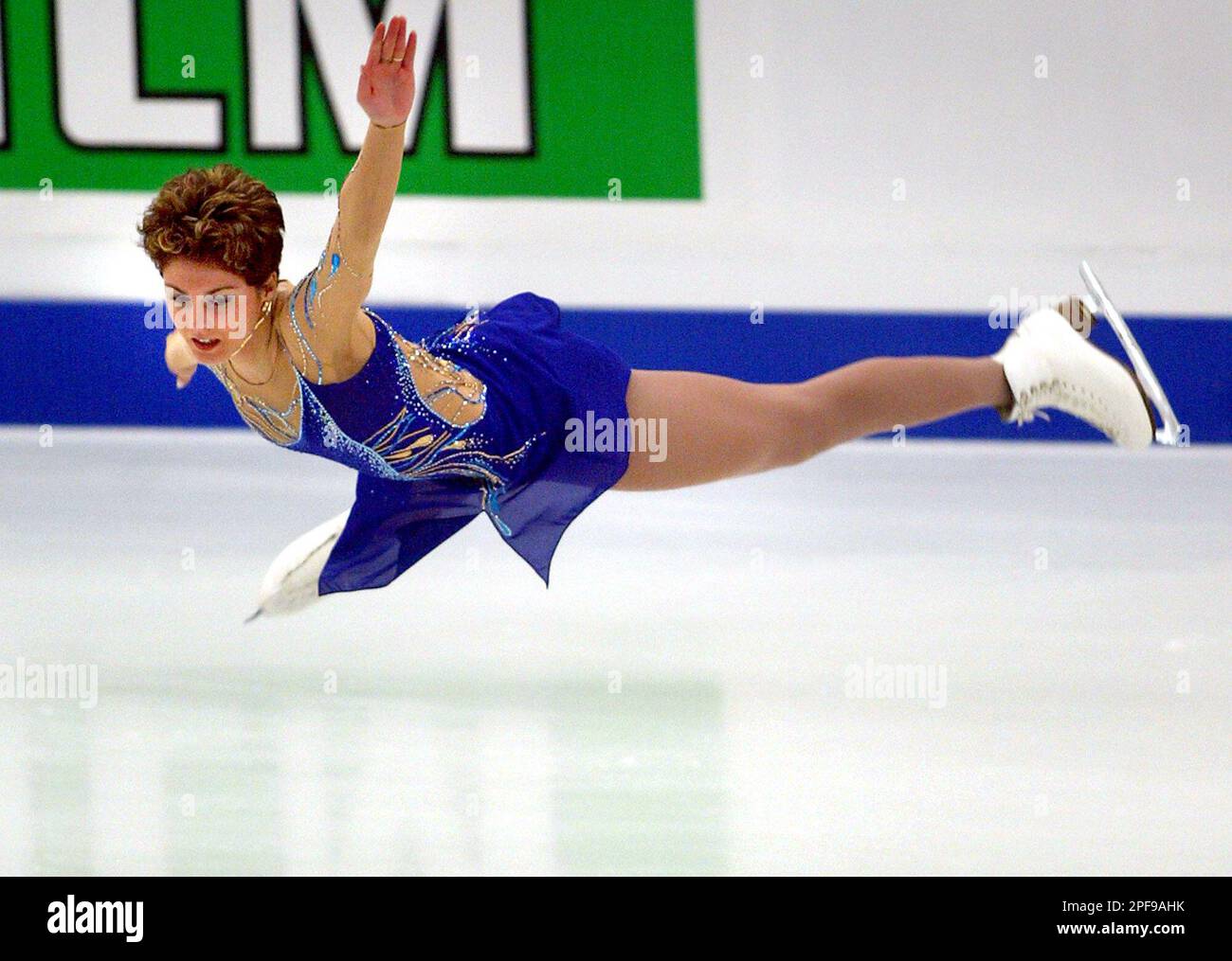 Julia Sebestyen from Hungary performs during the ladies free skating at ...