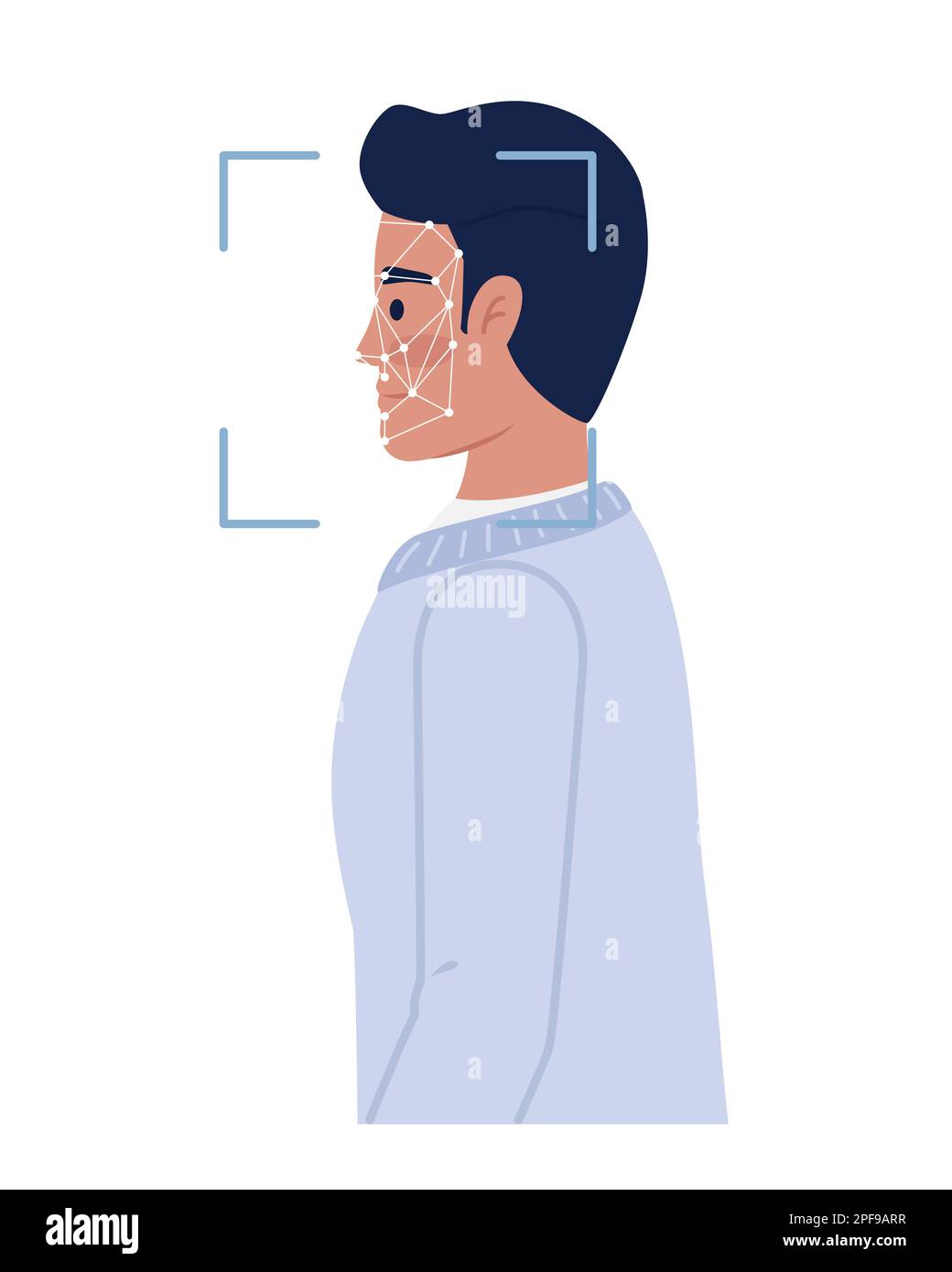 Face detection image Cut Out Stock Images & Pictures - Alamy