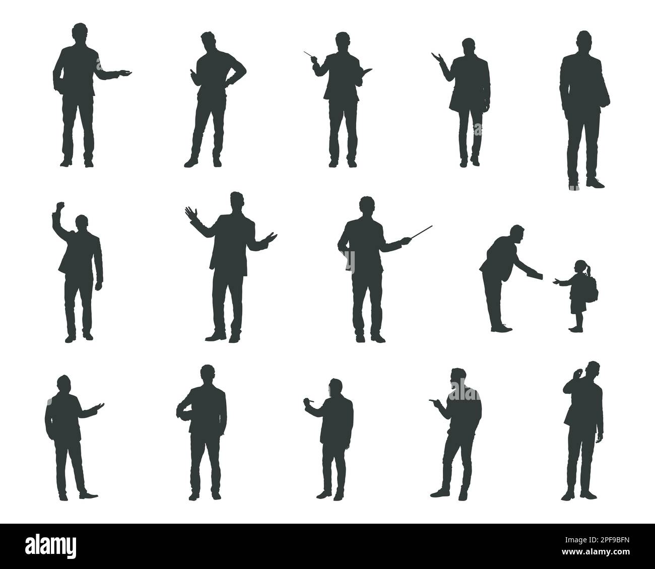 Teacher explaining lecture student Cut Out Stock Images & Pictures - Alamy