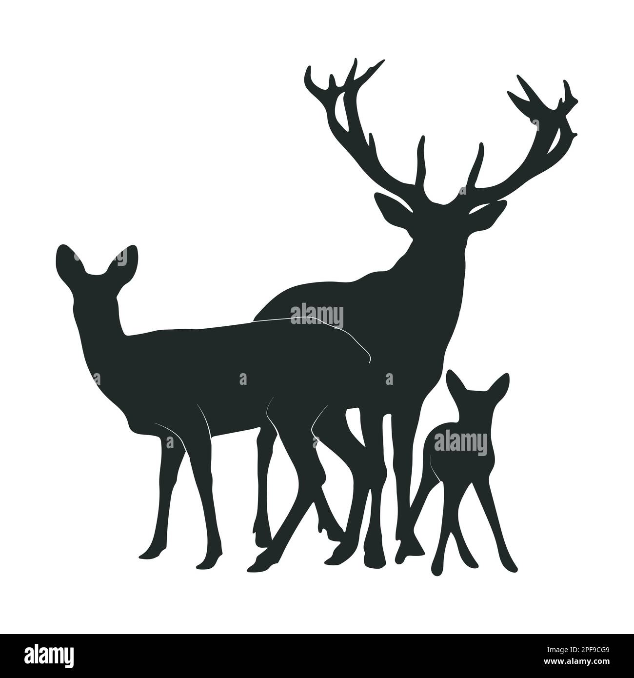 Hunting family Stock Vector Images - Alamy