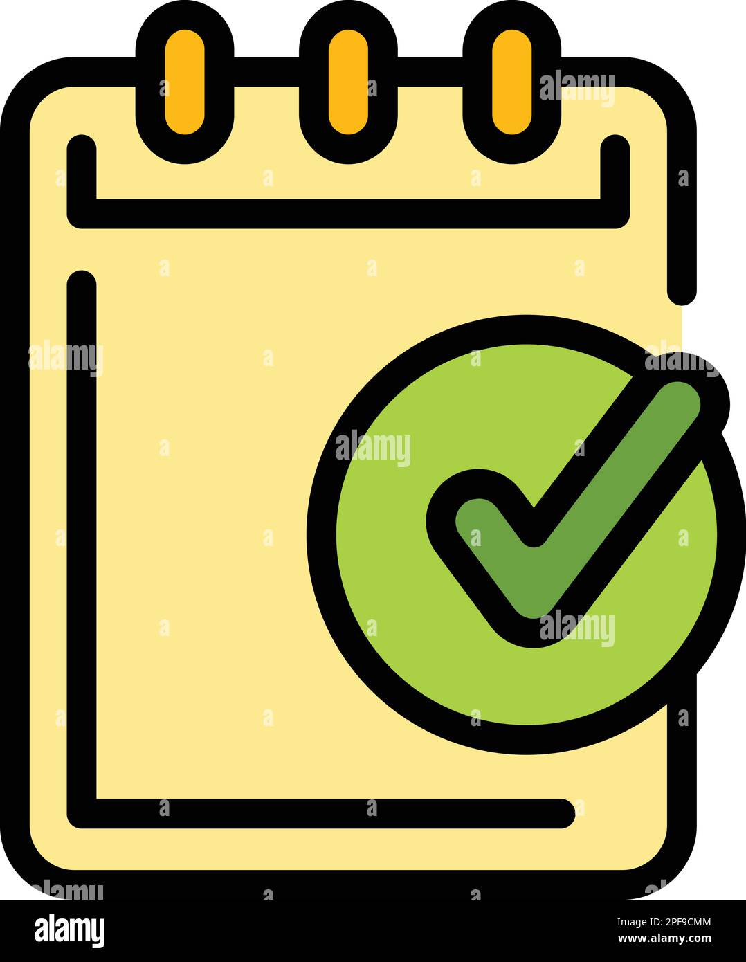Calendar task icon. Outline Calendar task vector icon for web design ...