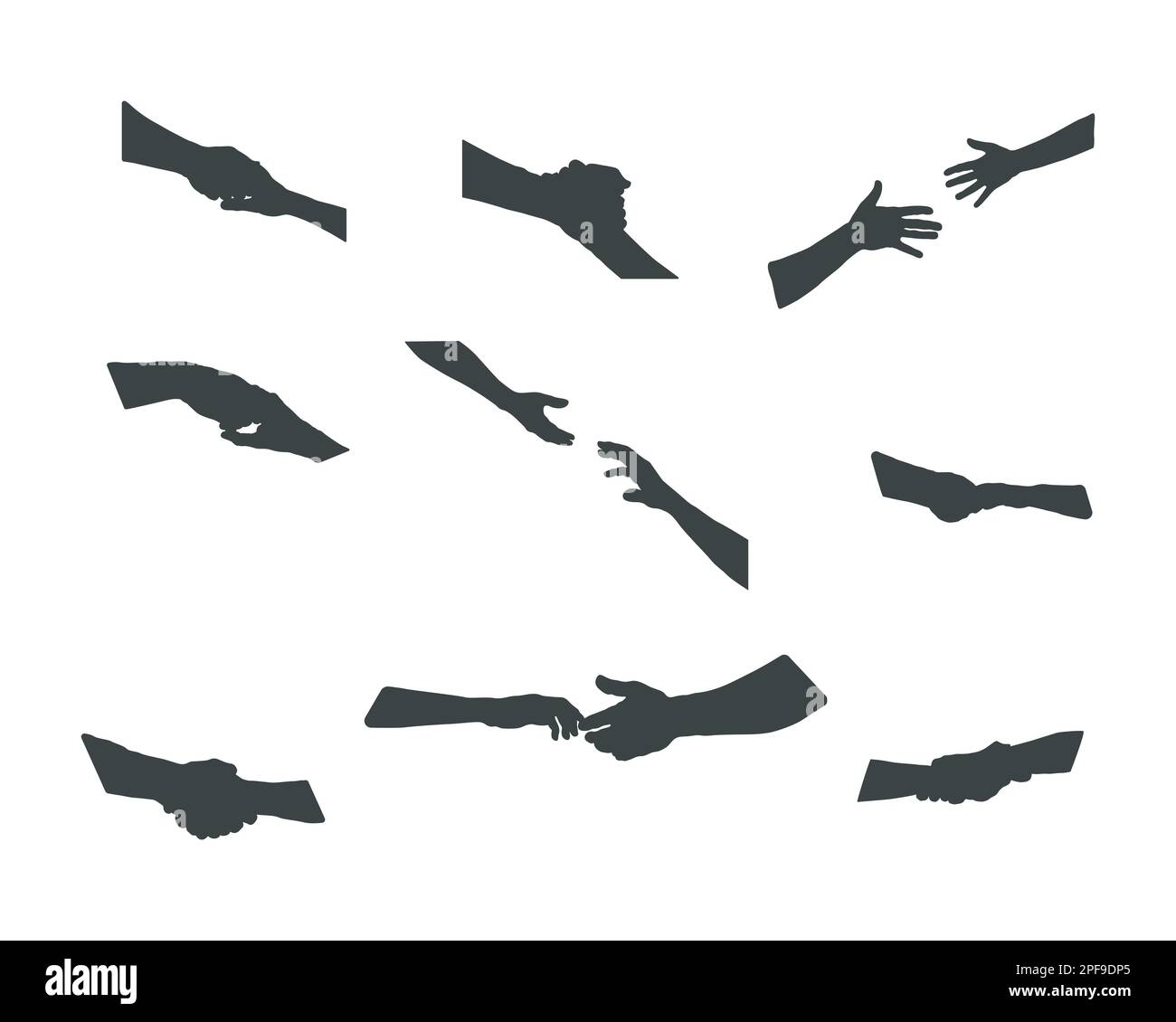 Helping Hand Silhouette Silhouette Helping Hands Images Free