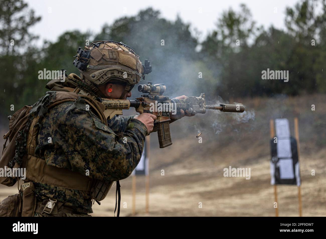 A U.S. Marine with Alpha Company, Battalion Landing Team 1/6, 26th ...