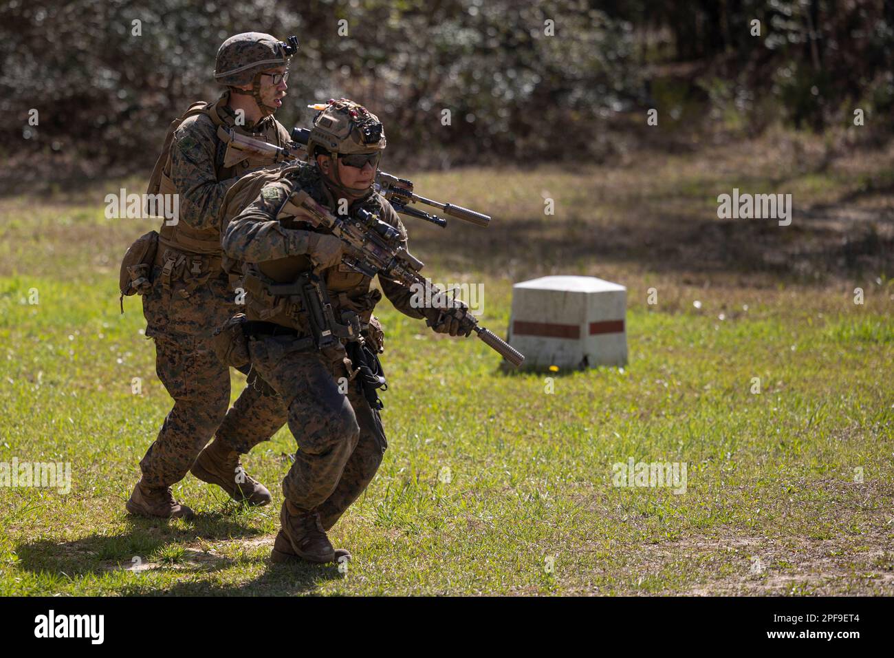 U.S. Marines with Alpha Company, Battalion Landing Team (BLT) 1/6, 26th ...