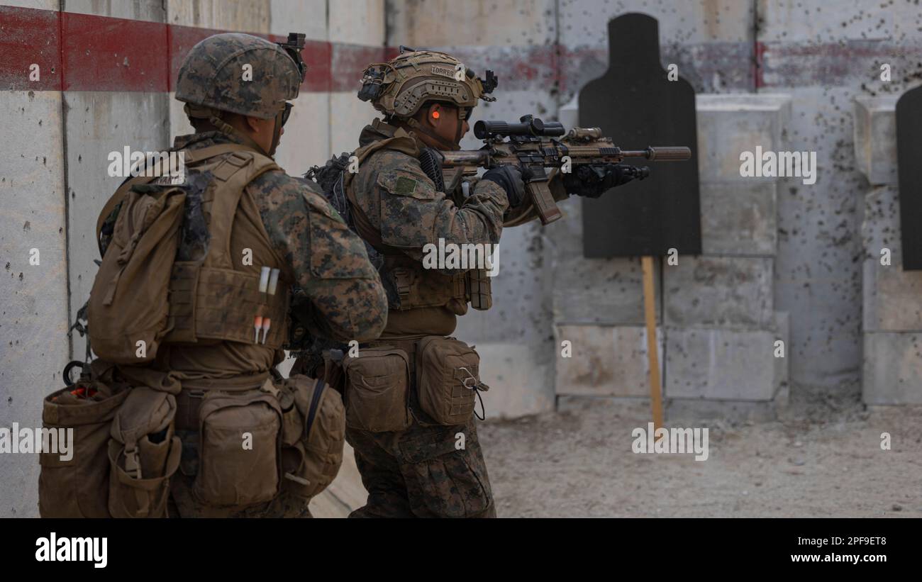 U.S. Marines with Alpha Company, Battalion Landing Team (BLT) 1/6, 26th ...