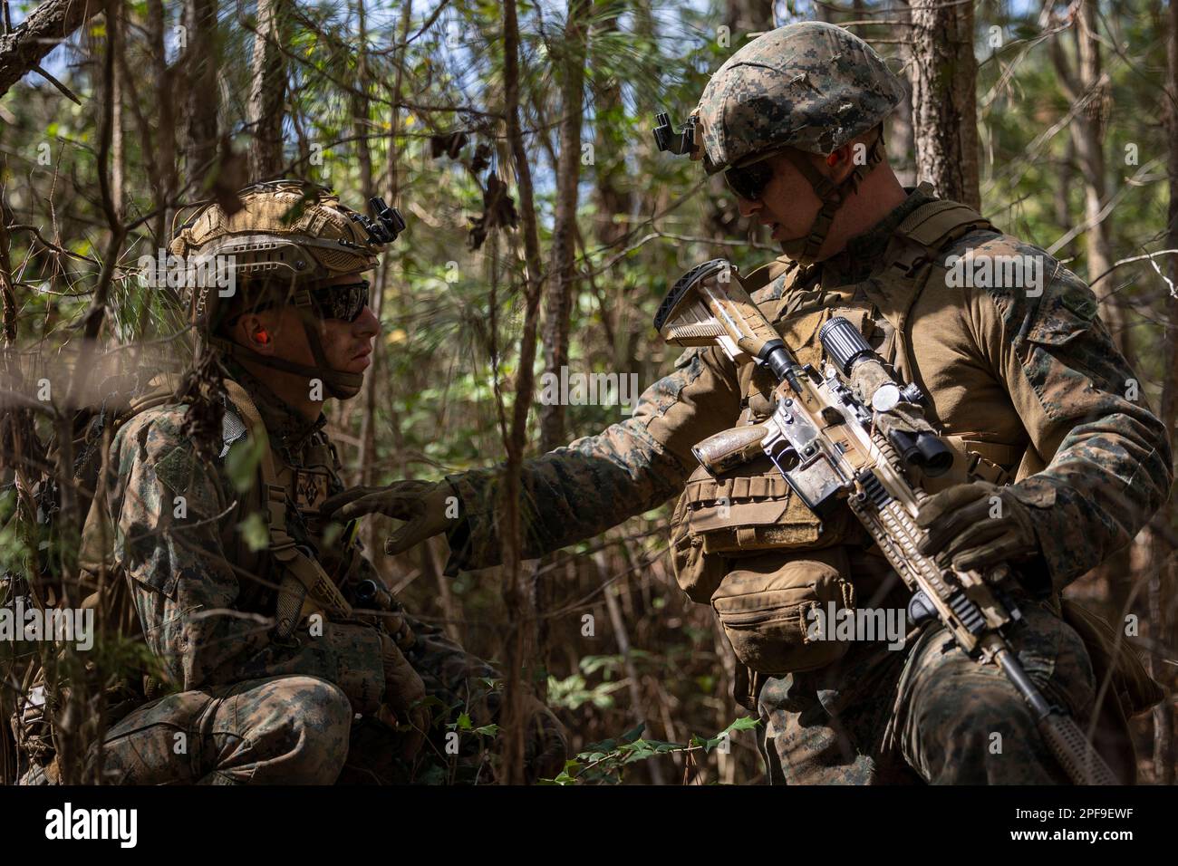 U.S. Marines with Alpha Company, Battalion Landing Team (BLT) 1/6, 26th ...
