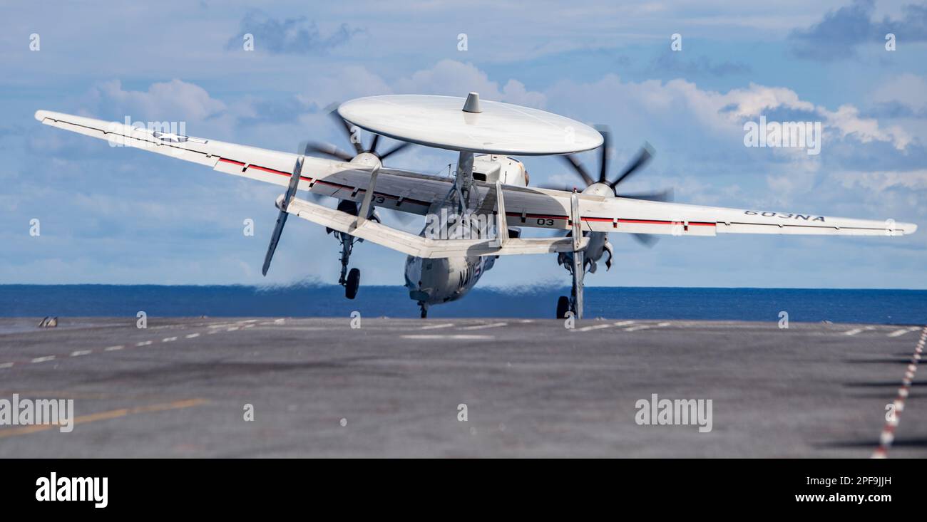 230315-N-DU622-1067 PHILIPPINE SEA (March 15, 2023) An E-2C Hawkeye ...