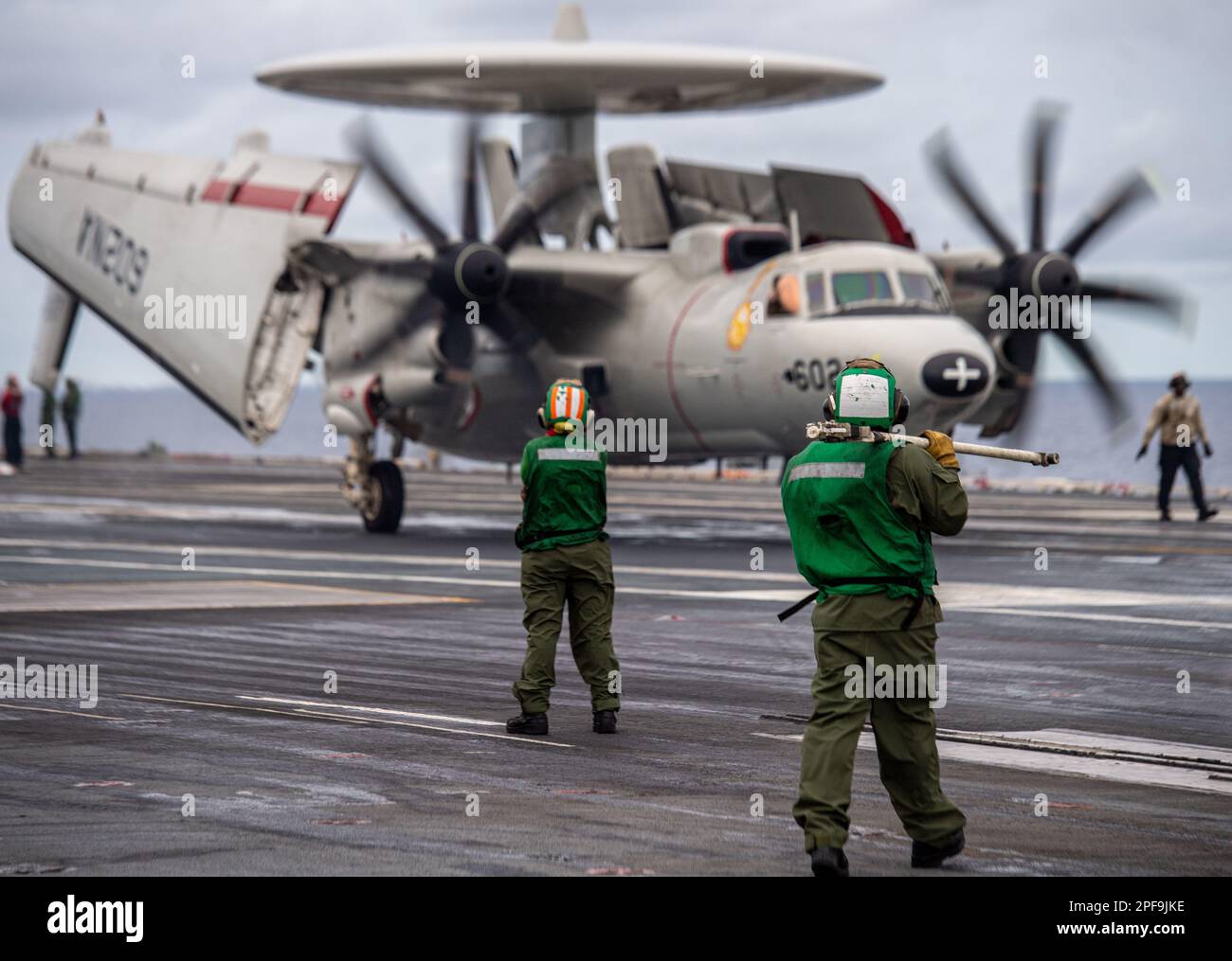 230314-N-DU622-1264 PHILIPPINE SEA (March 14, 2023) An E-2C Hawkeye ...