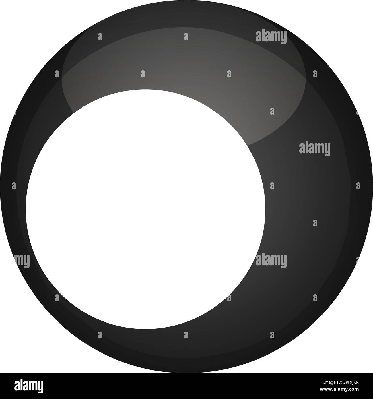 Pool ball icon over white background vector illustration. Billiard ball ...