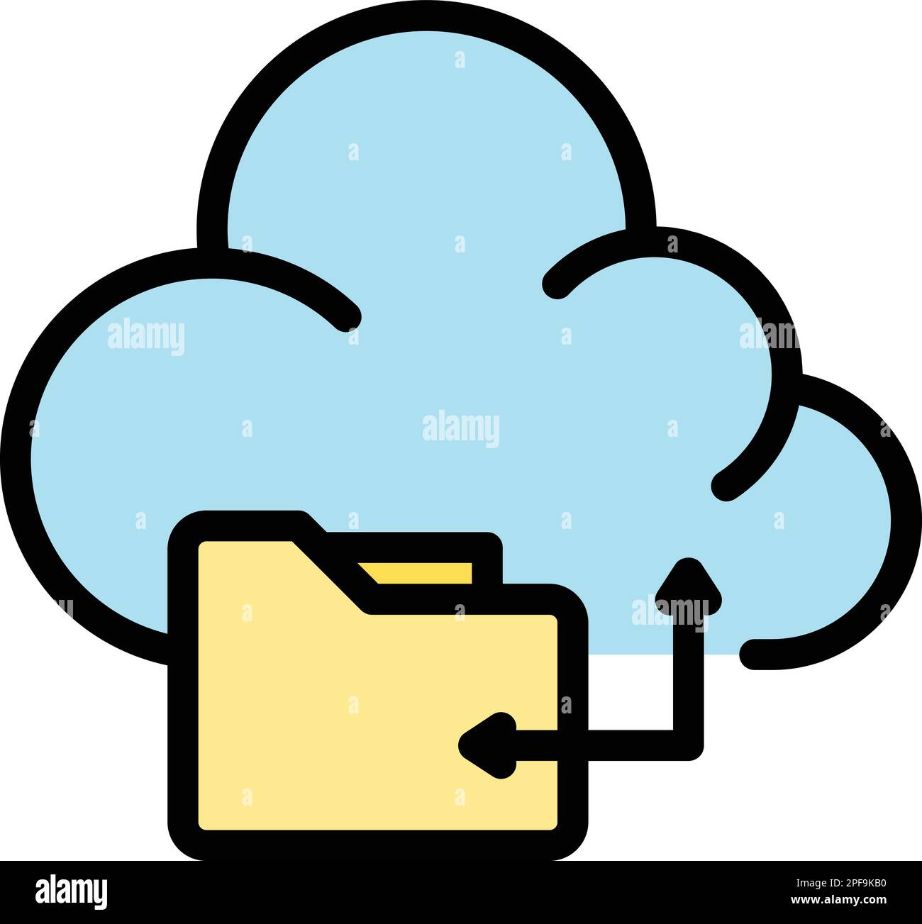 File backup icon. Outline File backup vector icon for web design isolated on white background ...