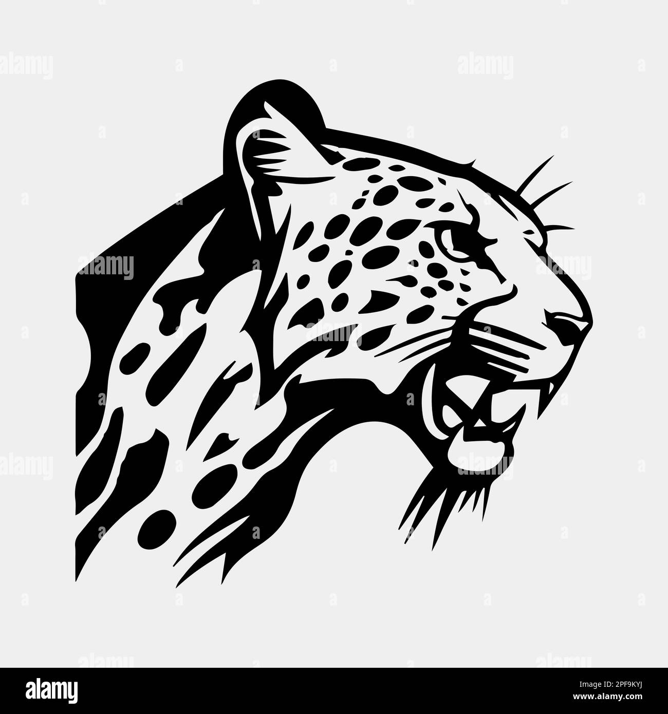 Leopard logo Stock Vector Images - Alamy