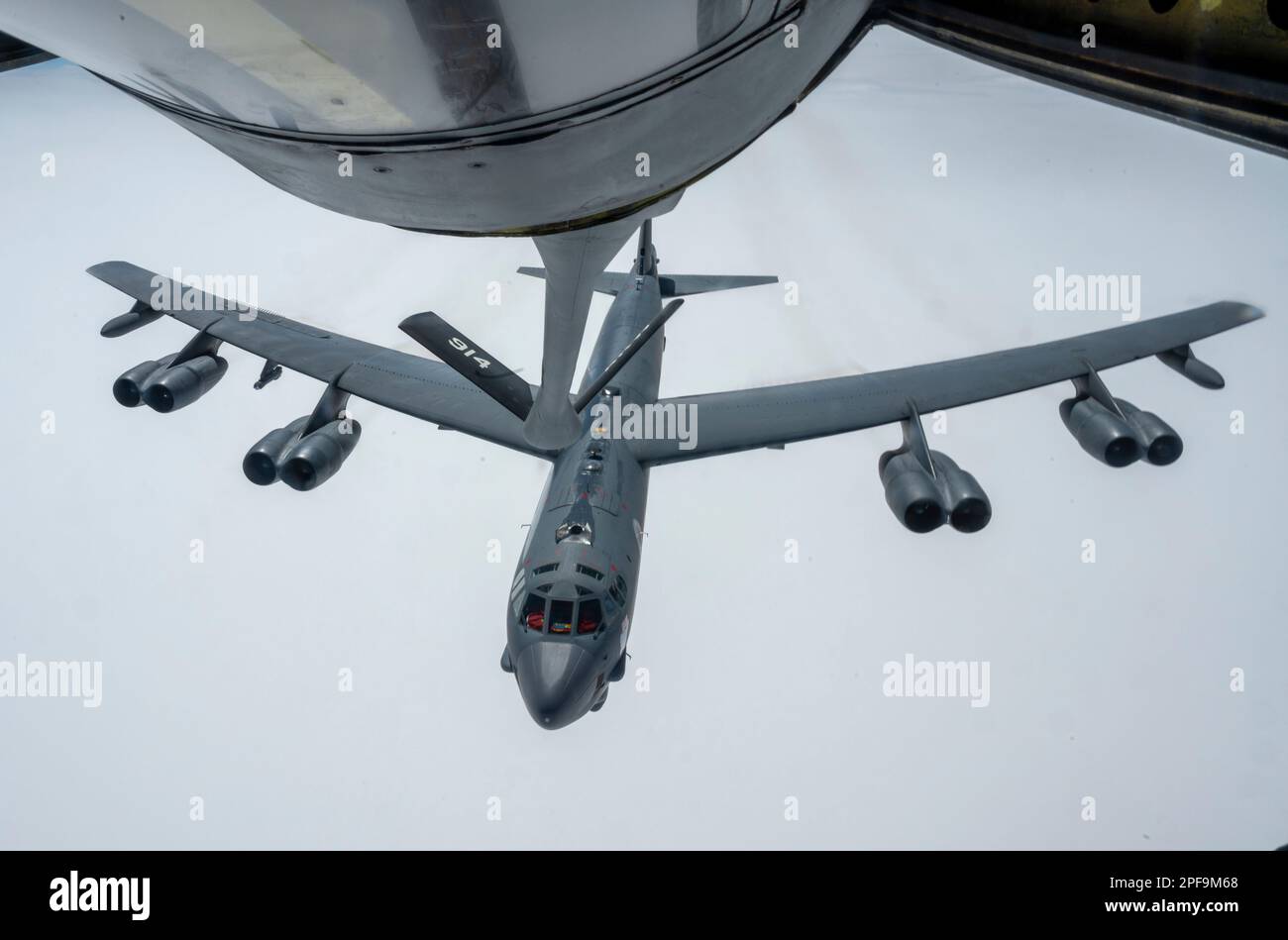 A U.S. Air Force B-52H Stratofortress assigned to the 23rd Bomb ...