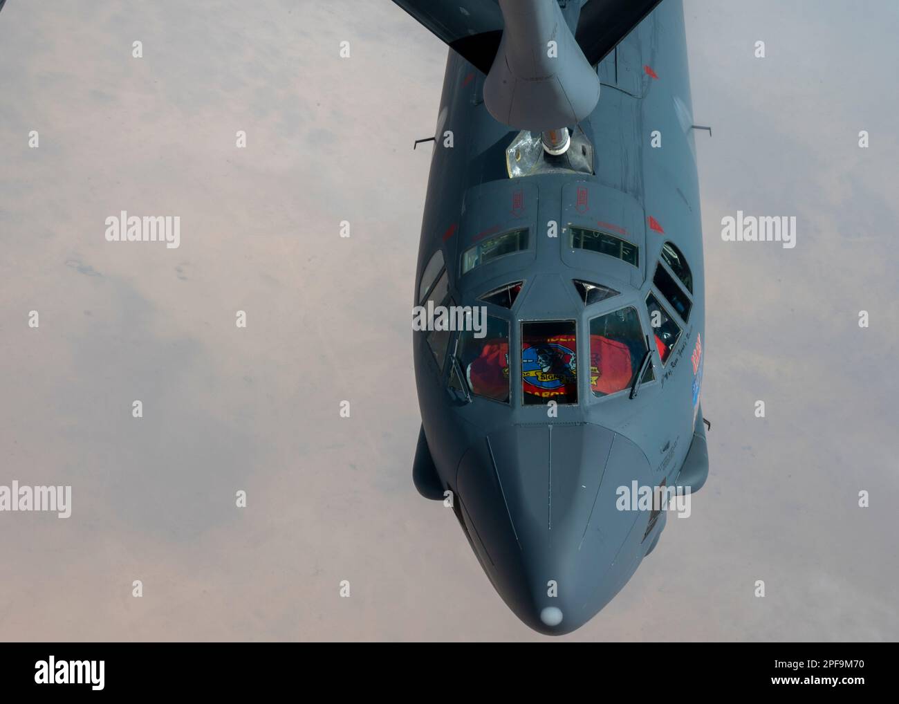 A U.S. Air Force B-52H Stratofortress assigned to the 23rd Bomb ...