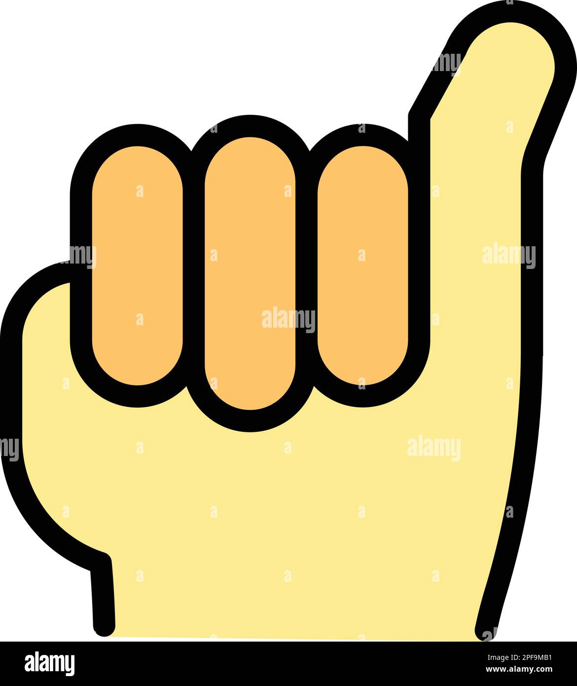 Finger injury icon. Outline Finger injury vector icon for web design ...