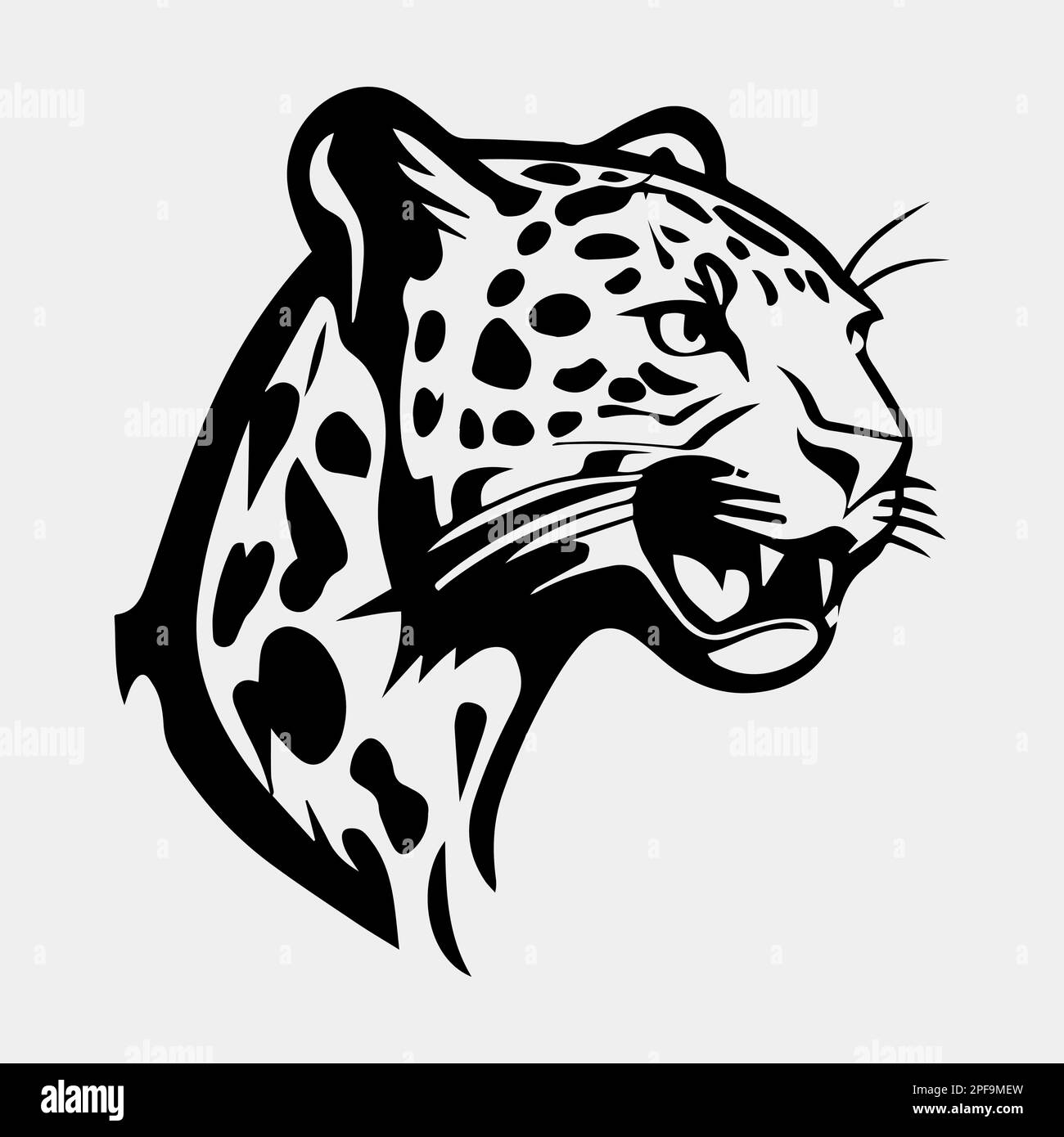 Leopard logo Stock Vector Images - Alamy