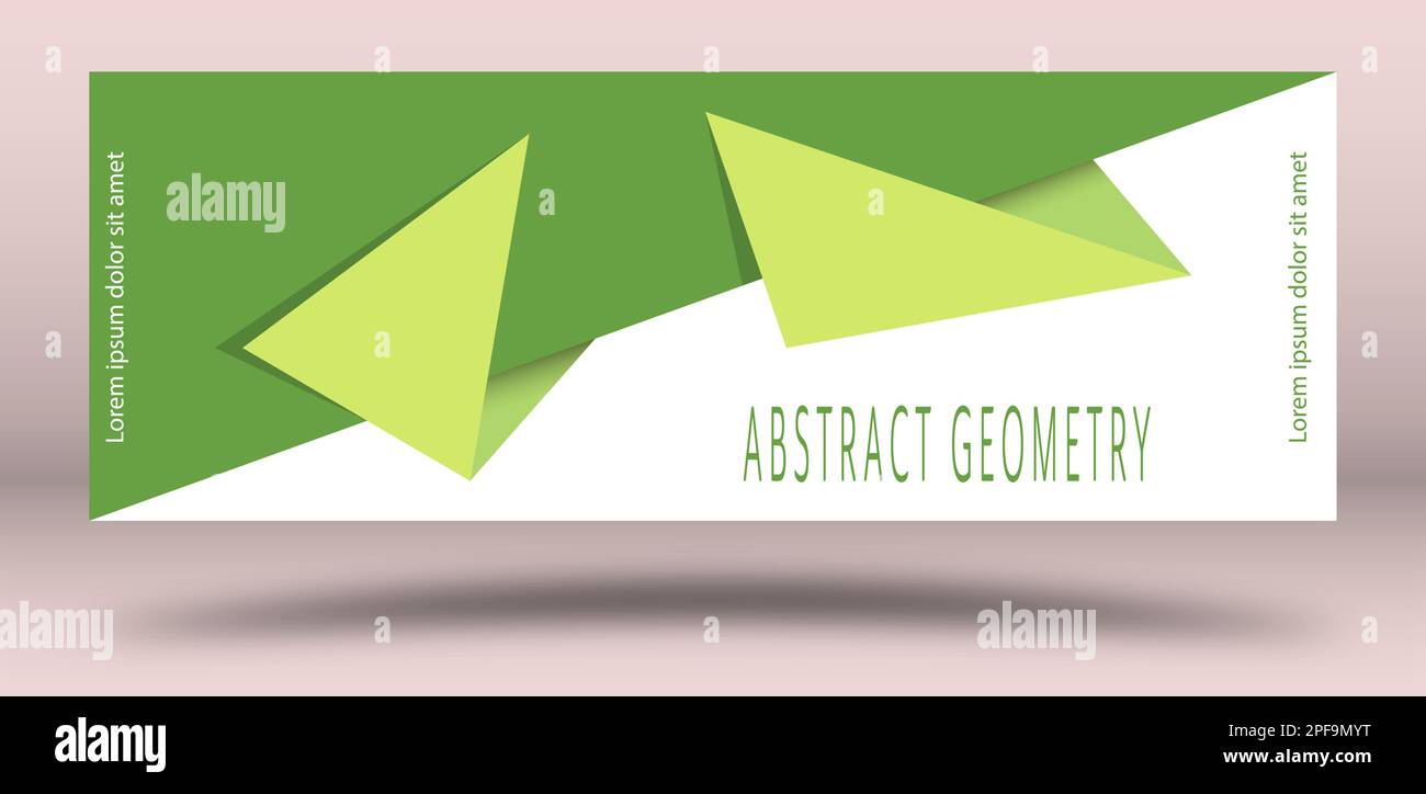 Abstract geometry. Layout of the cover design, brochure, poster, banner ...
