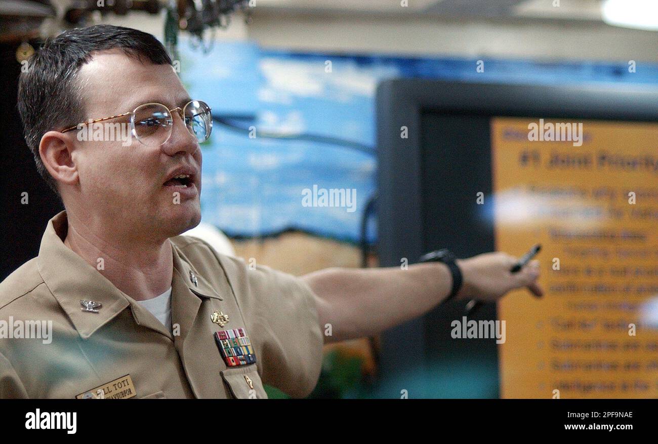 Capt. William Toti, assistant chief of staff for requirements for the ...