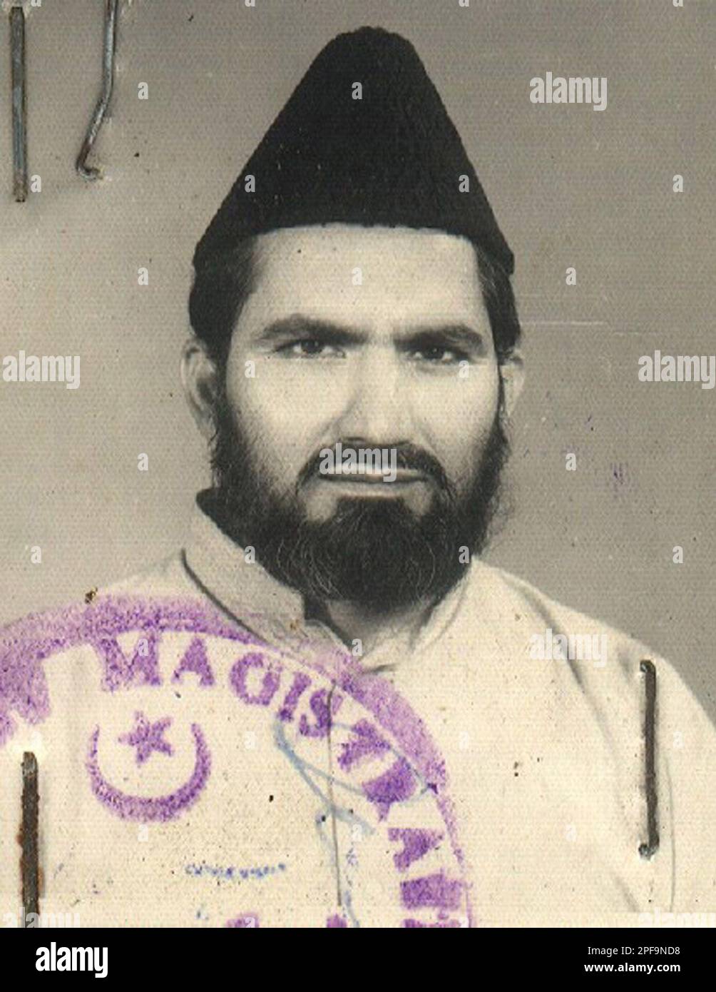 Pakistani doctor Javed Ahmad is shown in this photo from his driver's ...