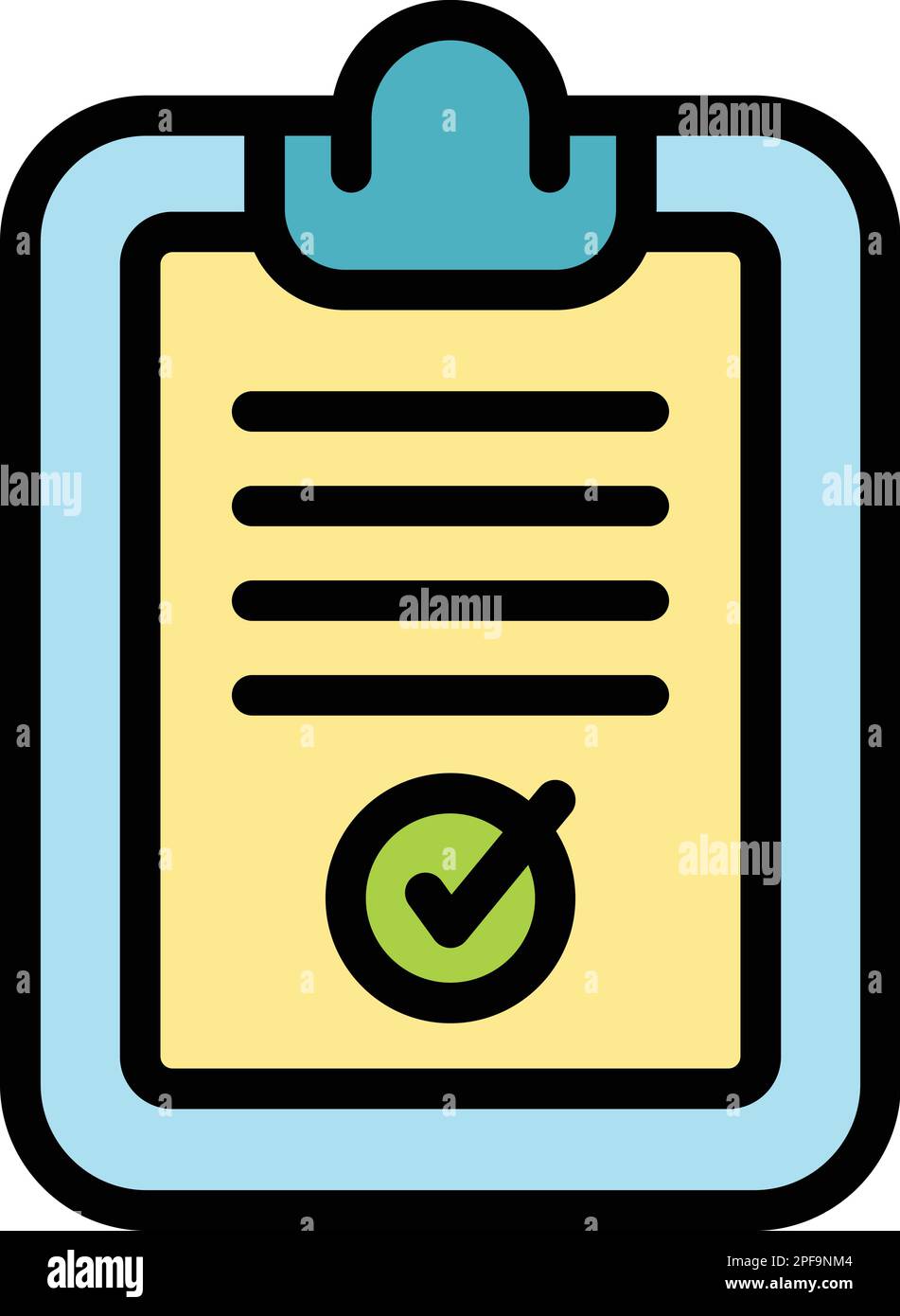 Clipboard hard task icon. Outline Clipboard hard task vector icon for ...