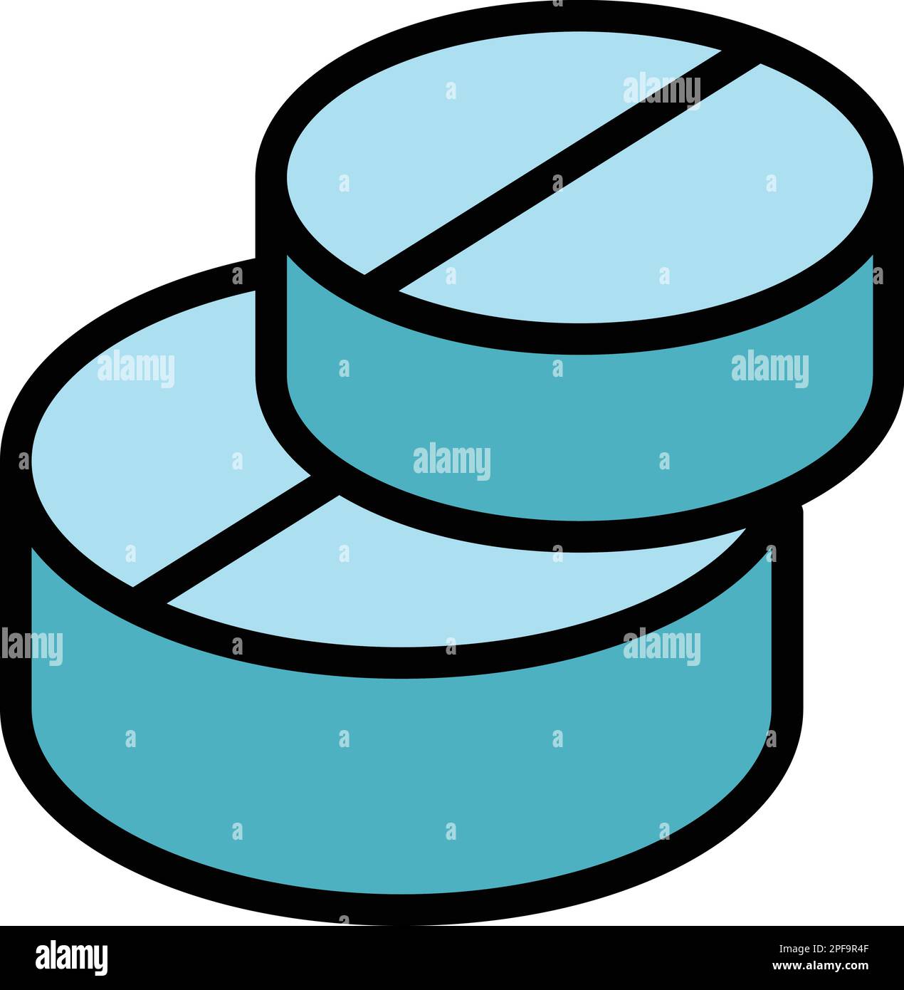 Medical tablets icon. Outline medical tablets vector icon for web ...