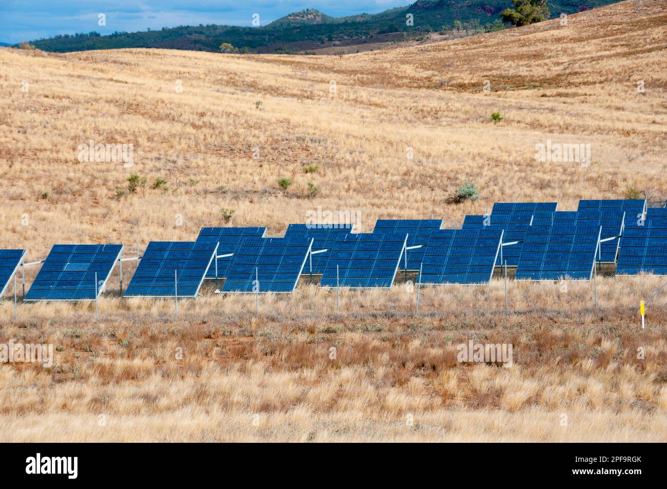 Solar Power Station in the Outback Stock Photo - Alamy