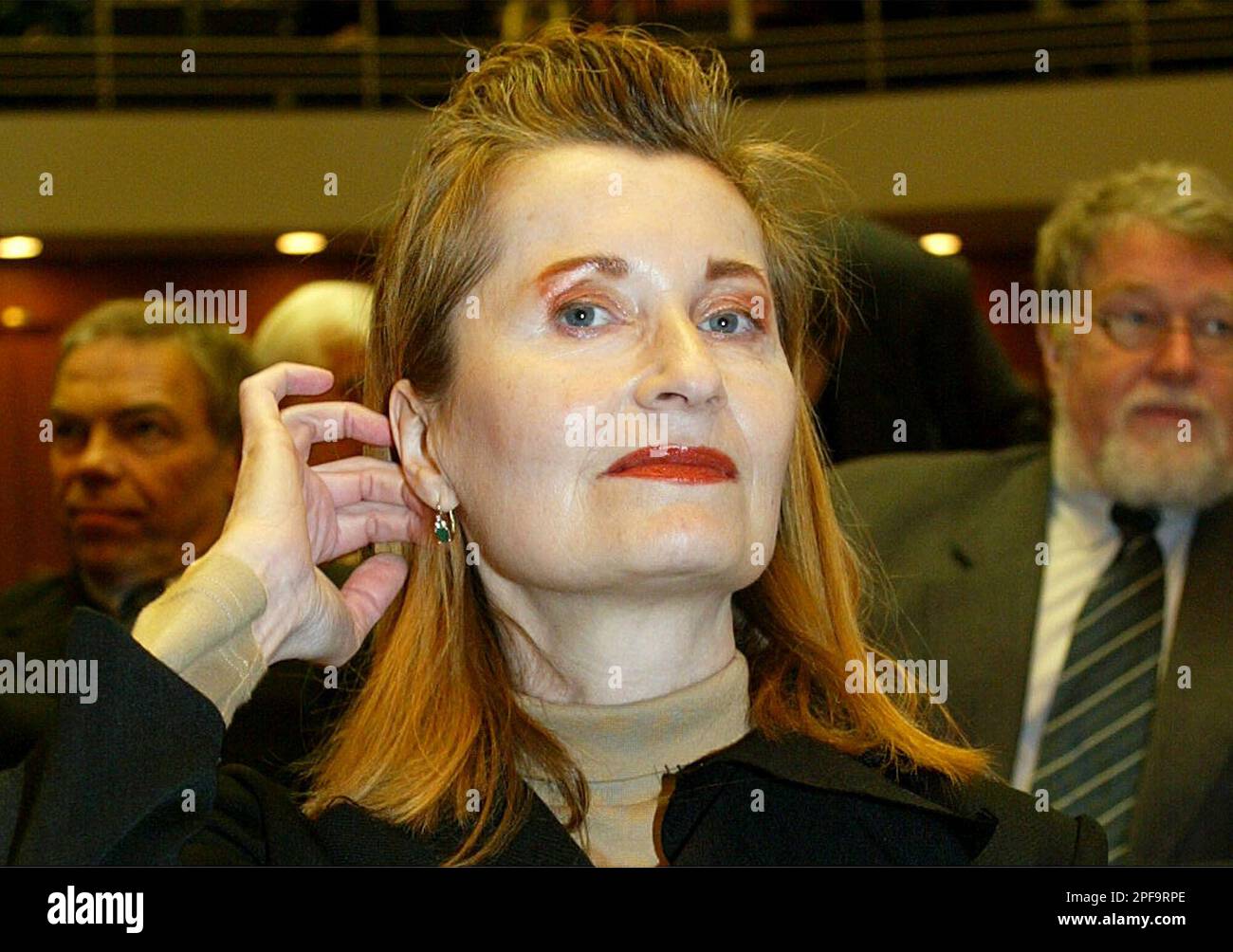 Die oesterreichischen Schriftstellerin und Dramatikerin Elfriede ...