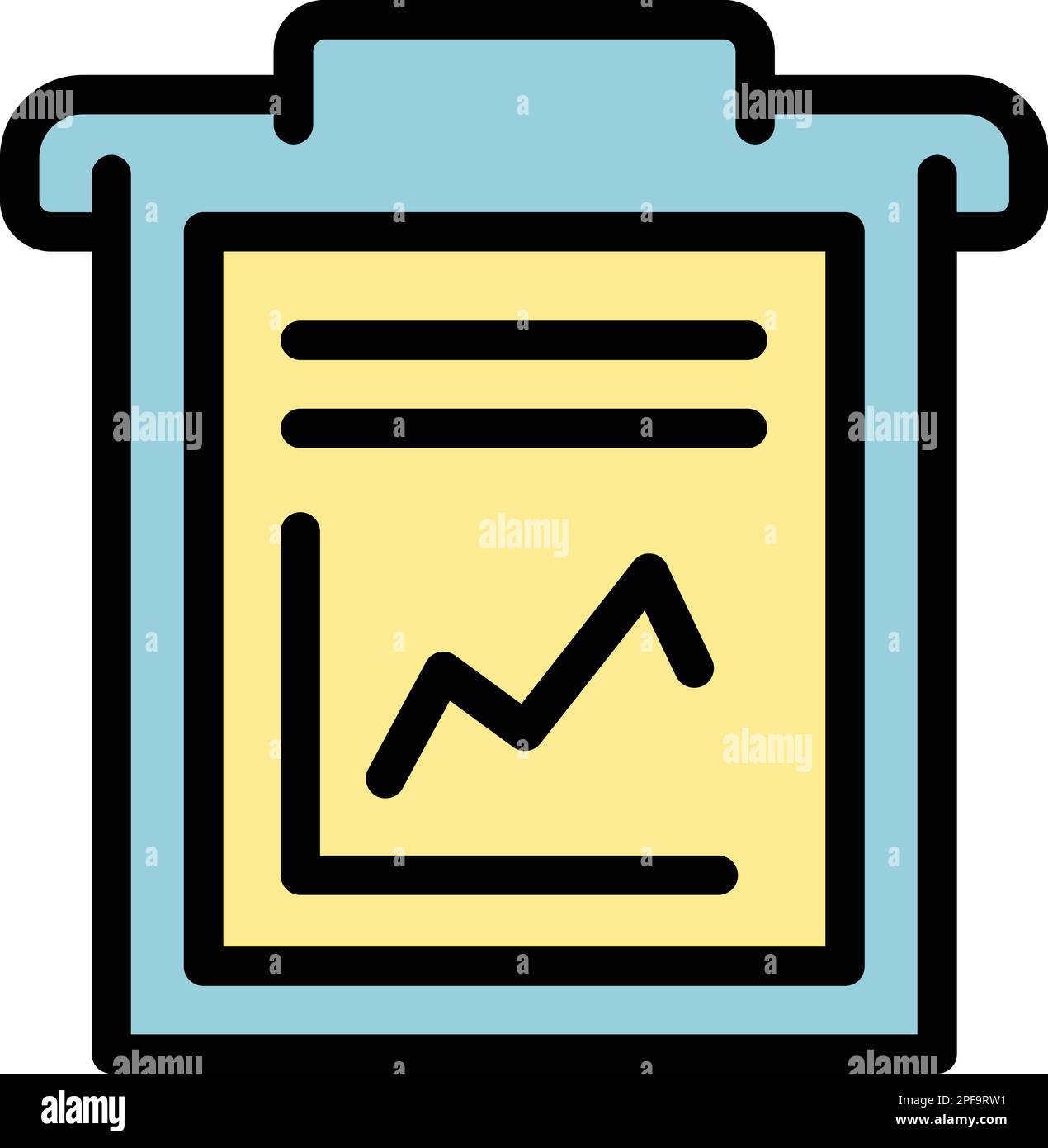Report clipboard icon. Outline report clipboard vector icon for web ...