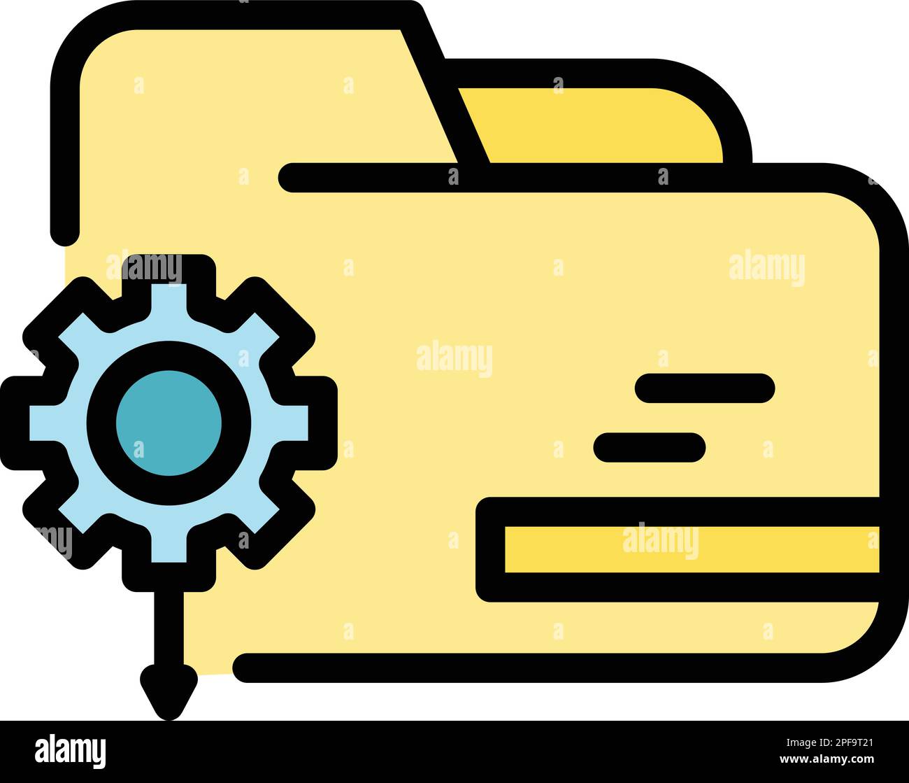 Backup Settings Icon Outline Backup Settings Vector Icon For Web
