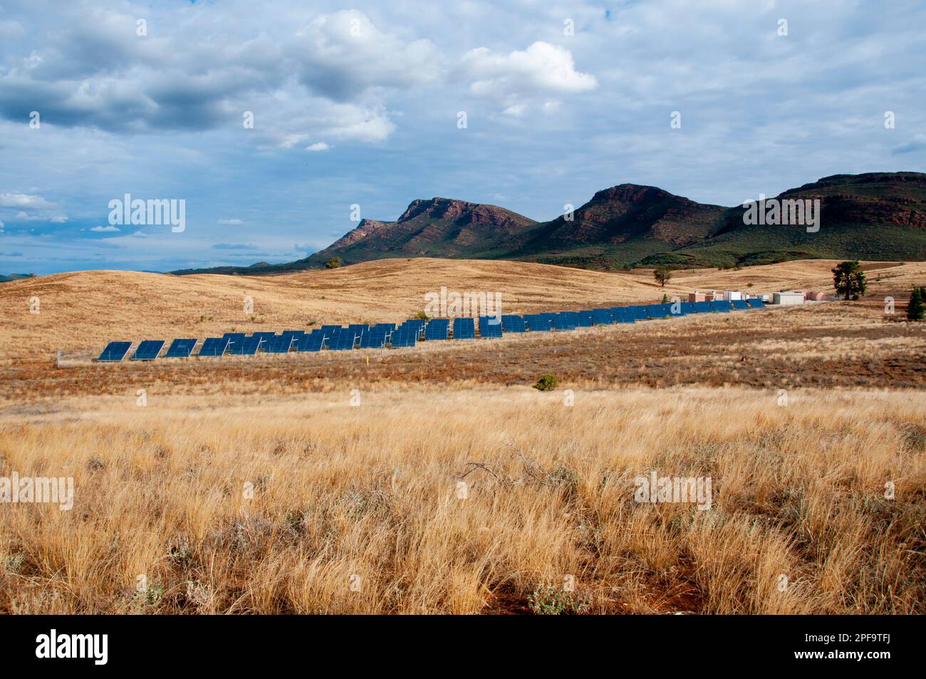 Solar Power Station in the Outback Stock Photo - Alamy