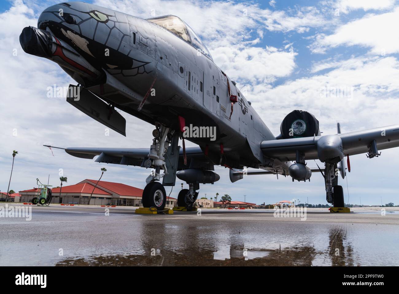 An A-10C Thunderbolt II assigned to the 122nd Fighter Wing, Fort Wayne ...