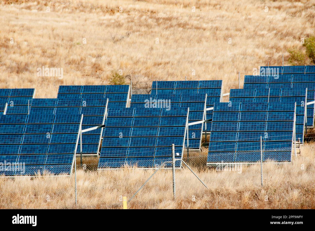 Solar Power Station in the Outback Stock Photo - Alamy