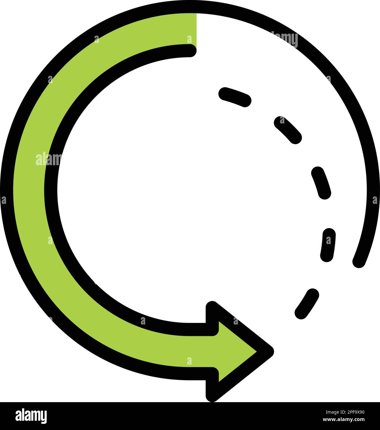 Backup process icon. Outline Backup process vector icon for web design ...