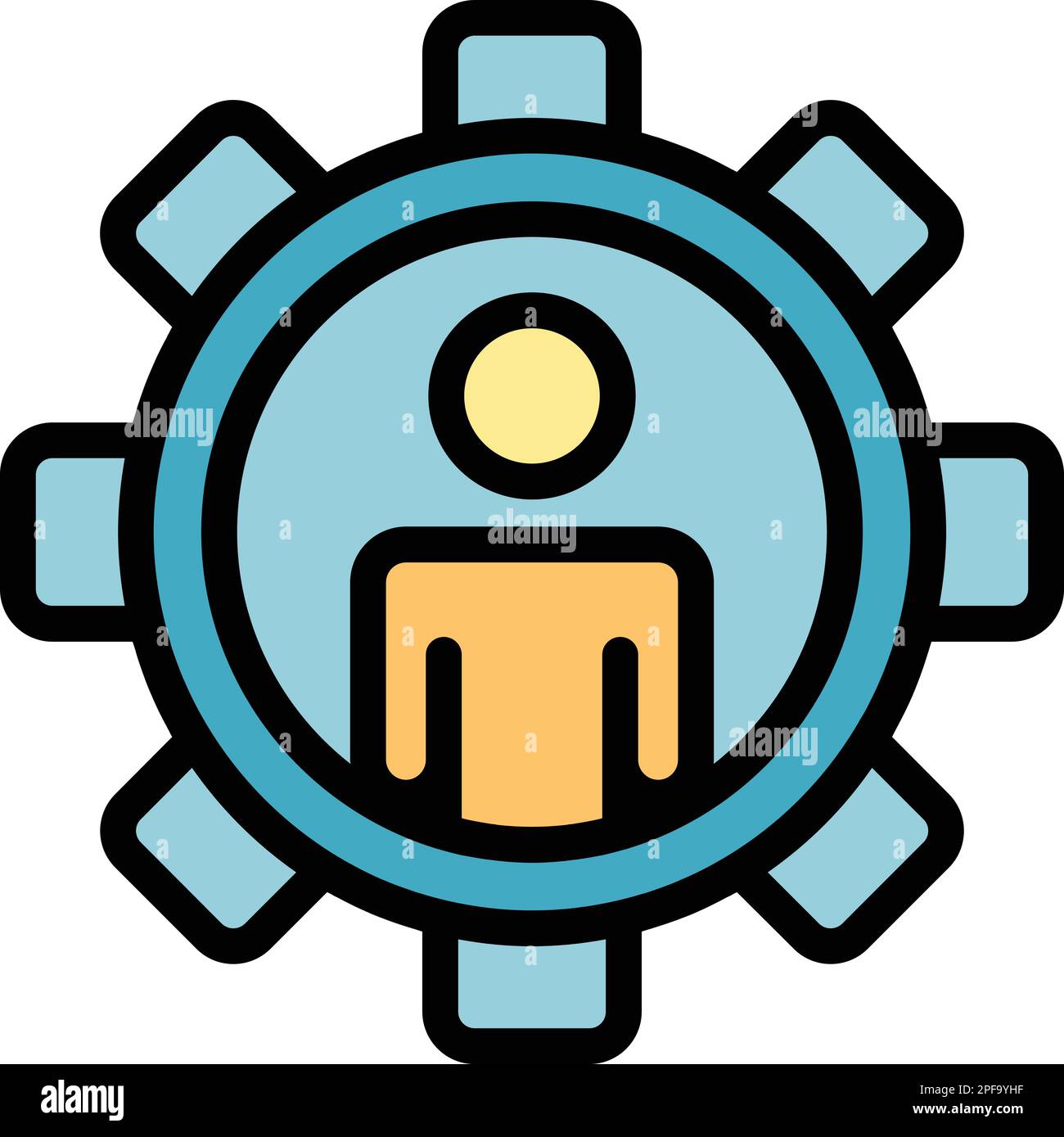 Leader squad icon. Outline Leader squad vector icon for web design ...