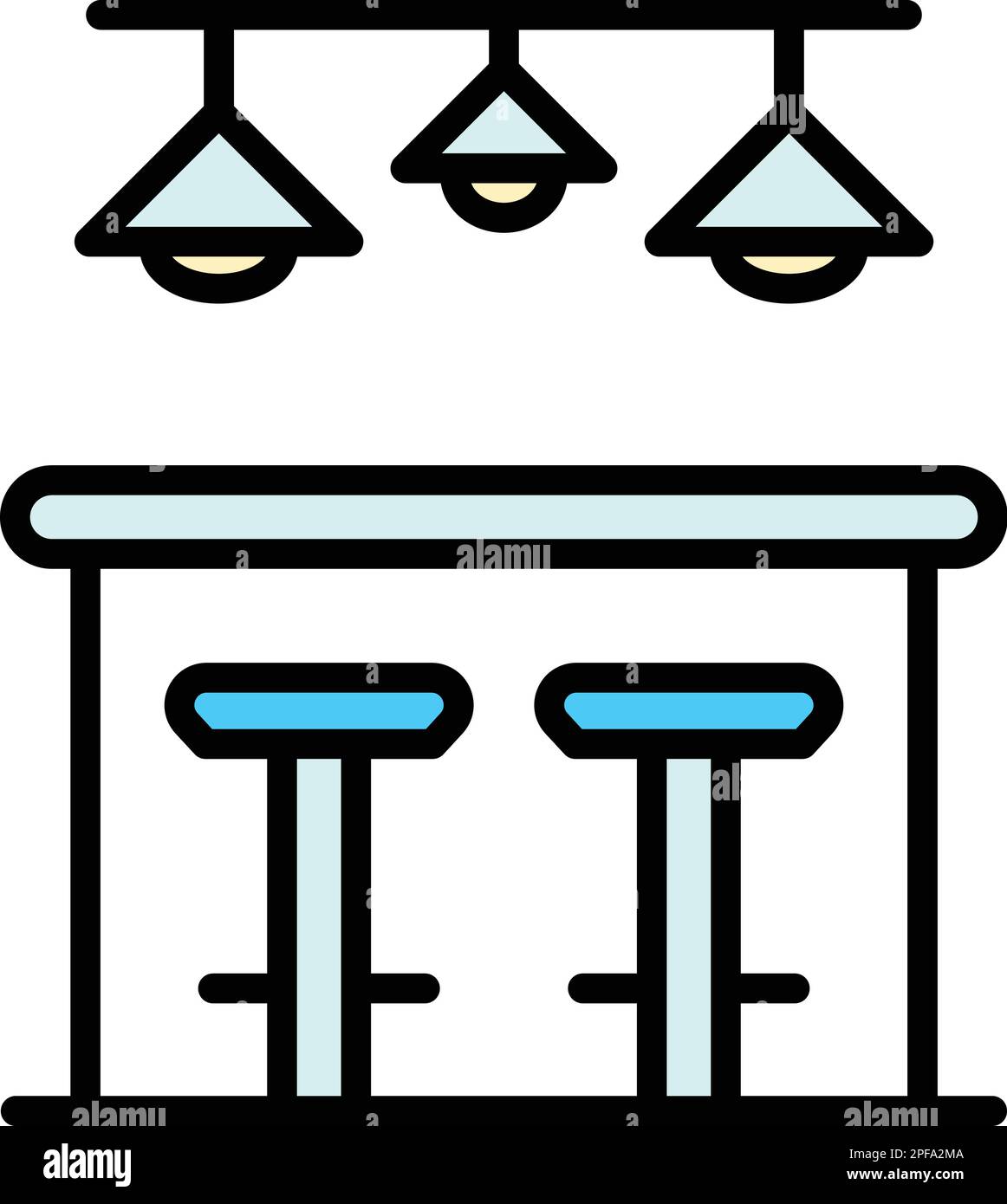 Order bar counter icon. Outline Order bar counter vector icon for web ...