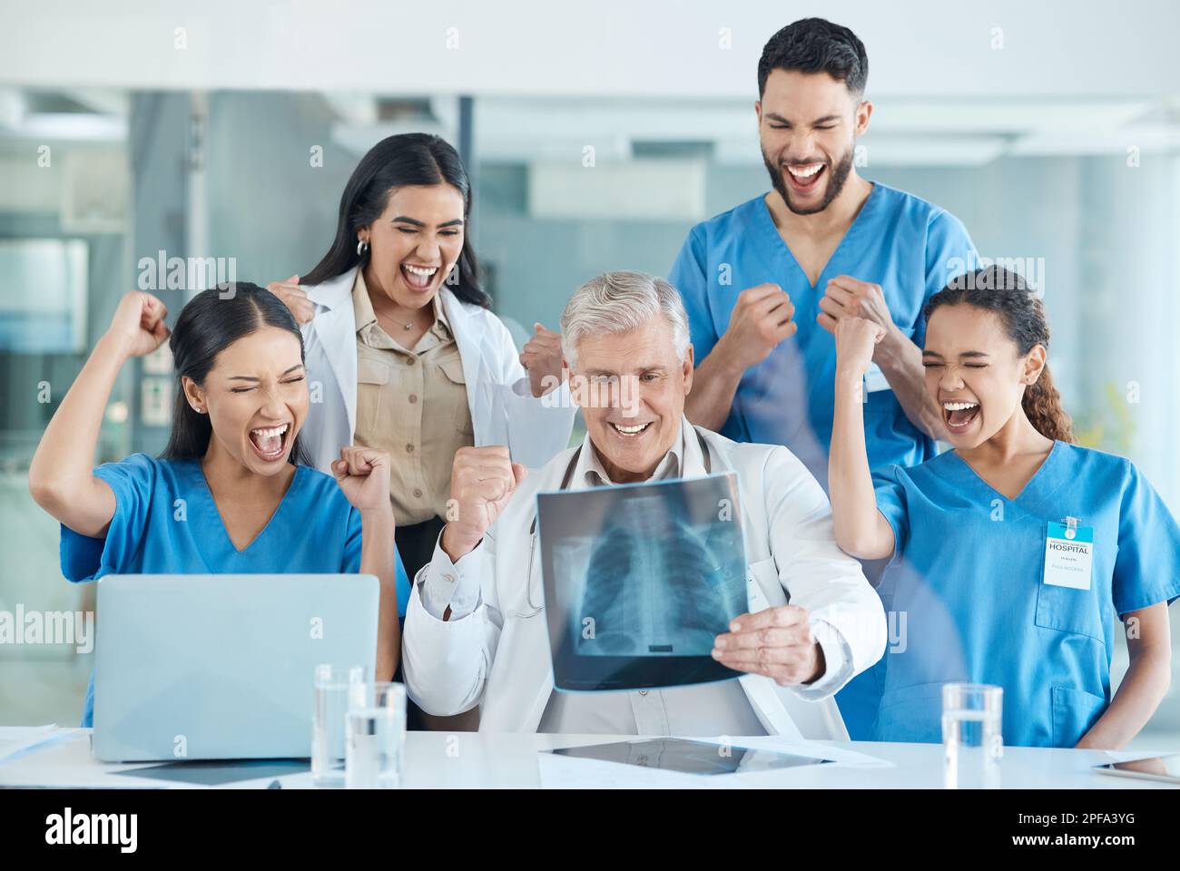 Weve miraculously solved a medical mystery. a team of medical staff ...