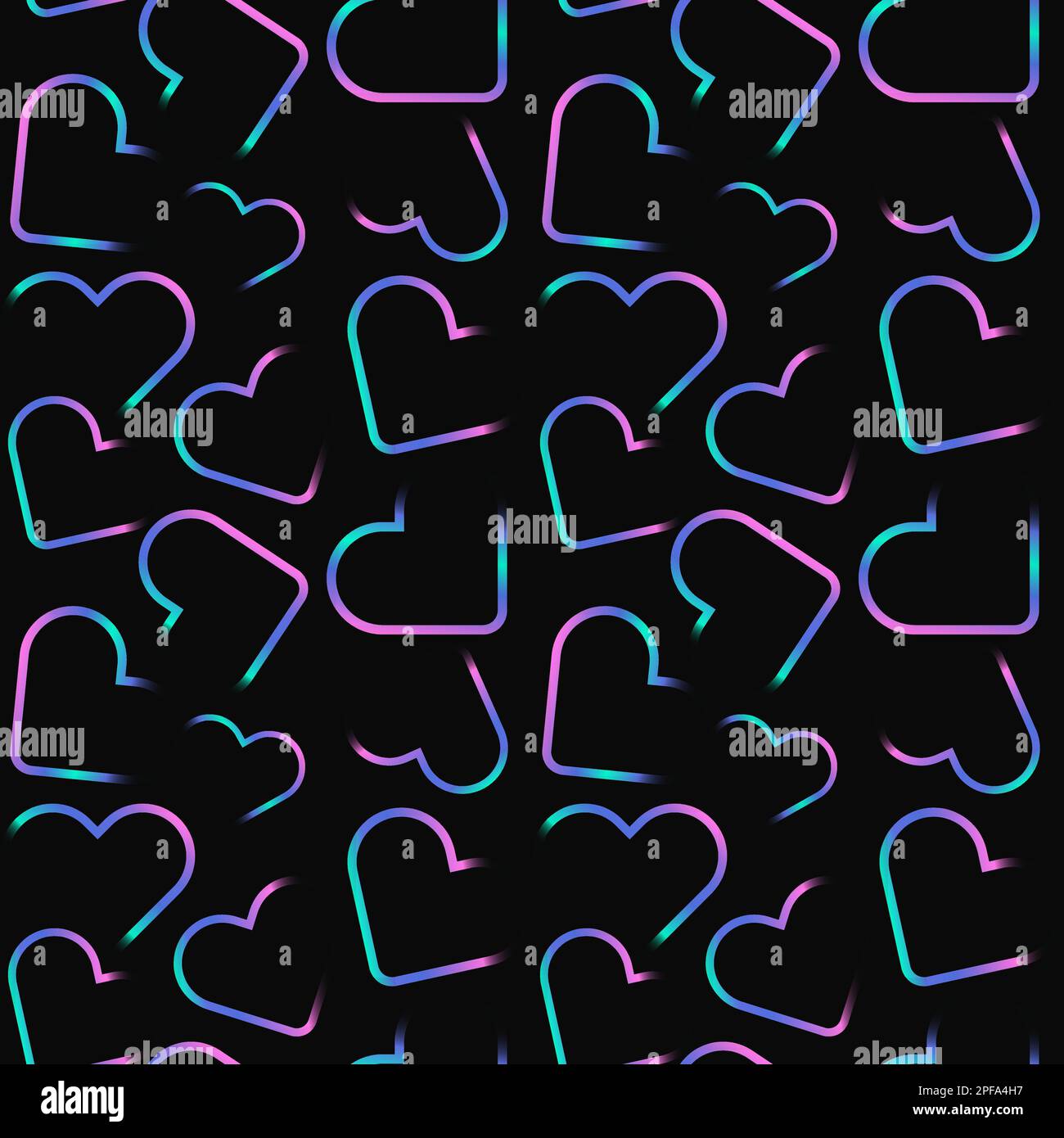 Cool Neon Heart Wallpaper