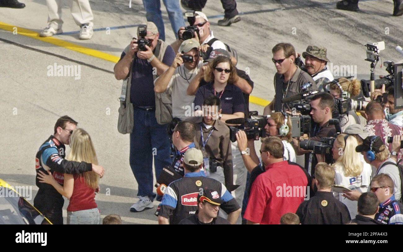 Kurt Busch and girlfriend Melissa Schaper are the center of attention ...