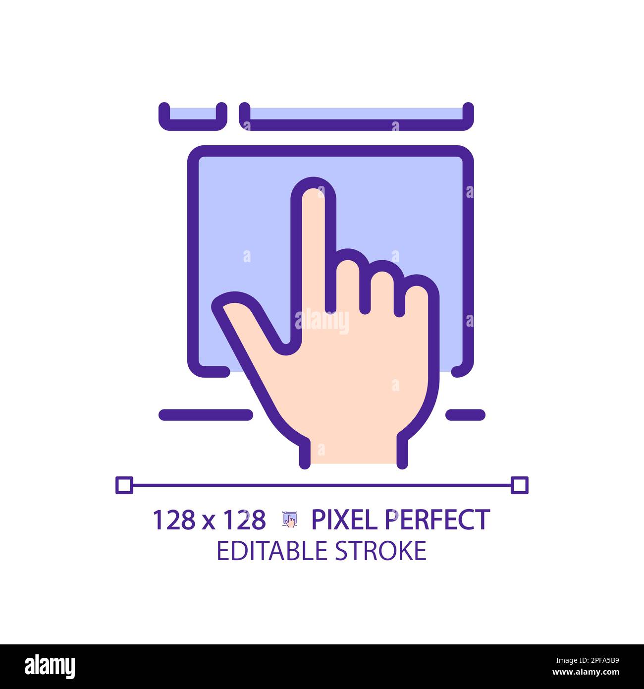 Cartoon touchpad Cut Out Stock Images & Pictures - Alamy