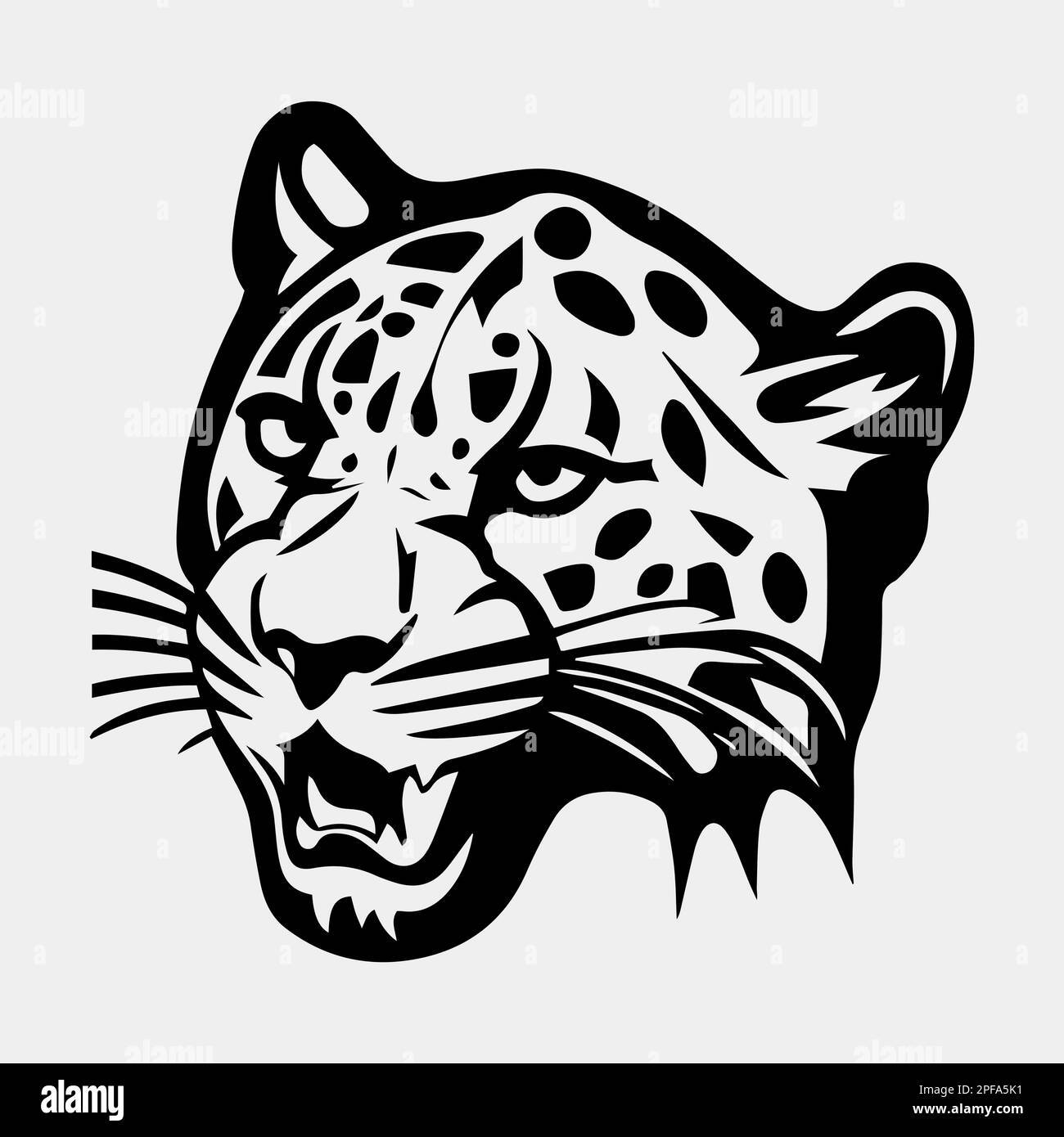 Leopard logo hi-res stock photography and images - Alamy