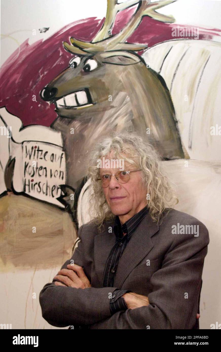 ***ARCHIV***Der Zeichner Friedrich Karl Wachter posiert am 17. Oktober ...