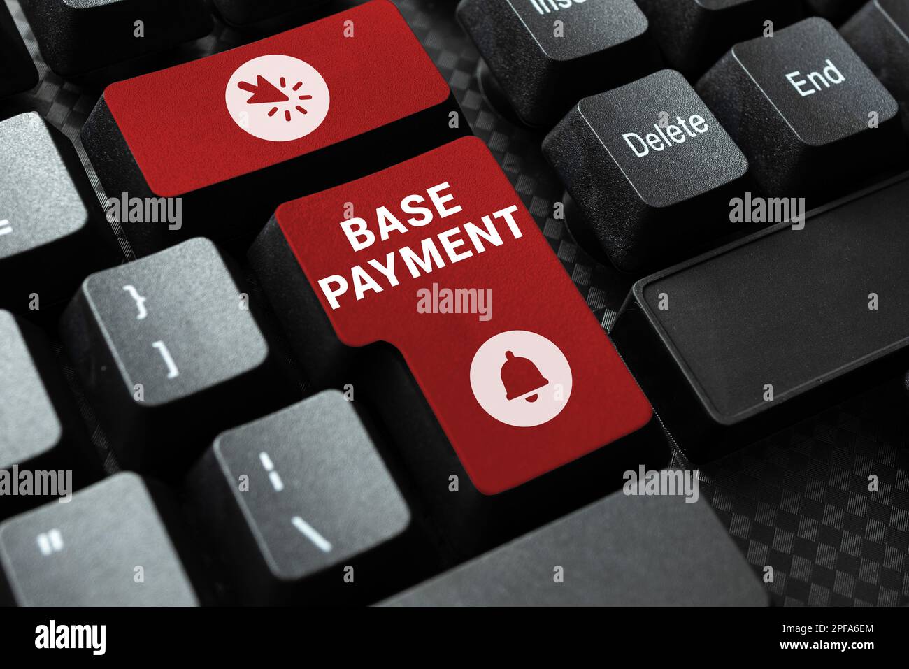 Sign displaying Base Payment. Word for amount of pay for a standard ...