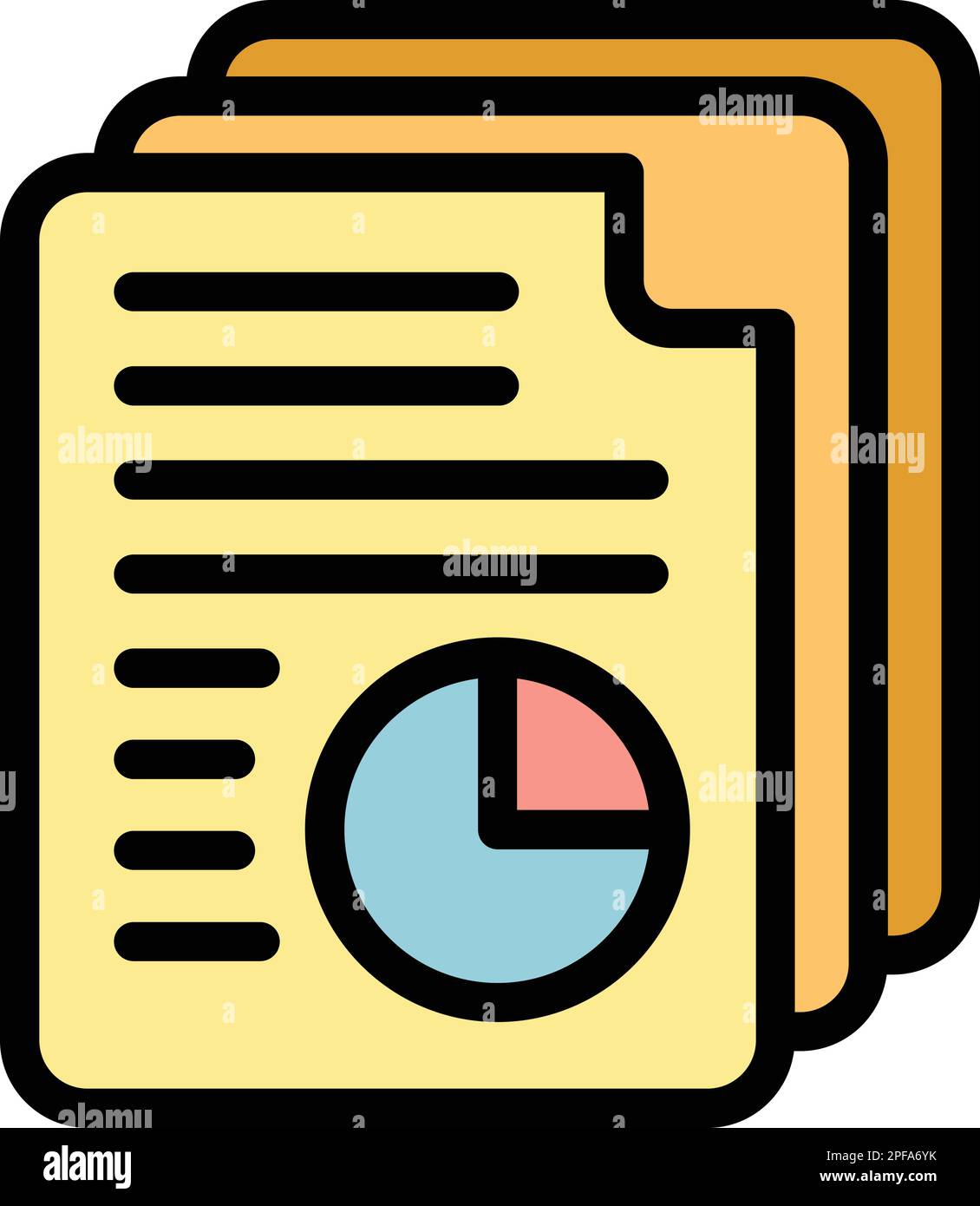 Manager papers icon. Outline Manager papers vector icon for web design ...