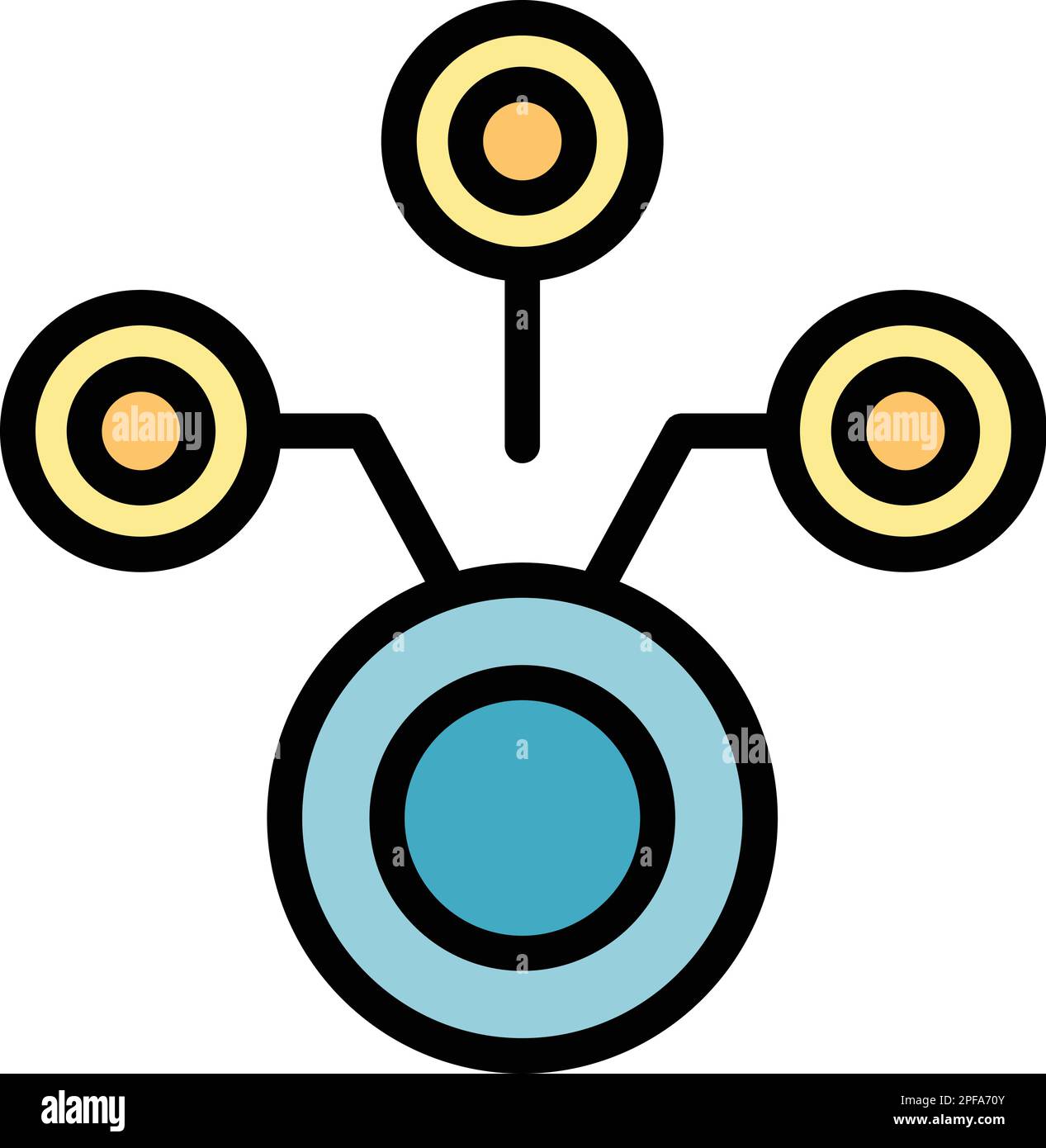 Ambassador scheme icon. Outline Ambassador scheme vector icon for web ...