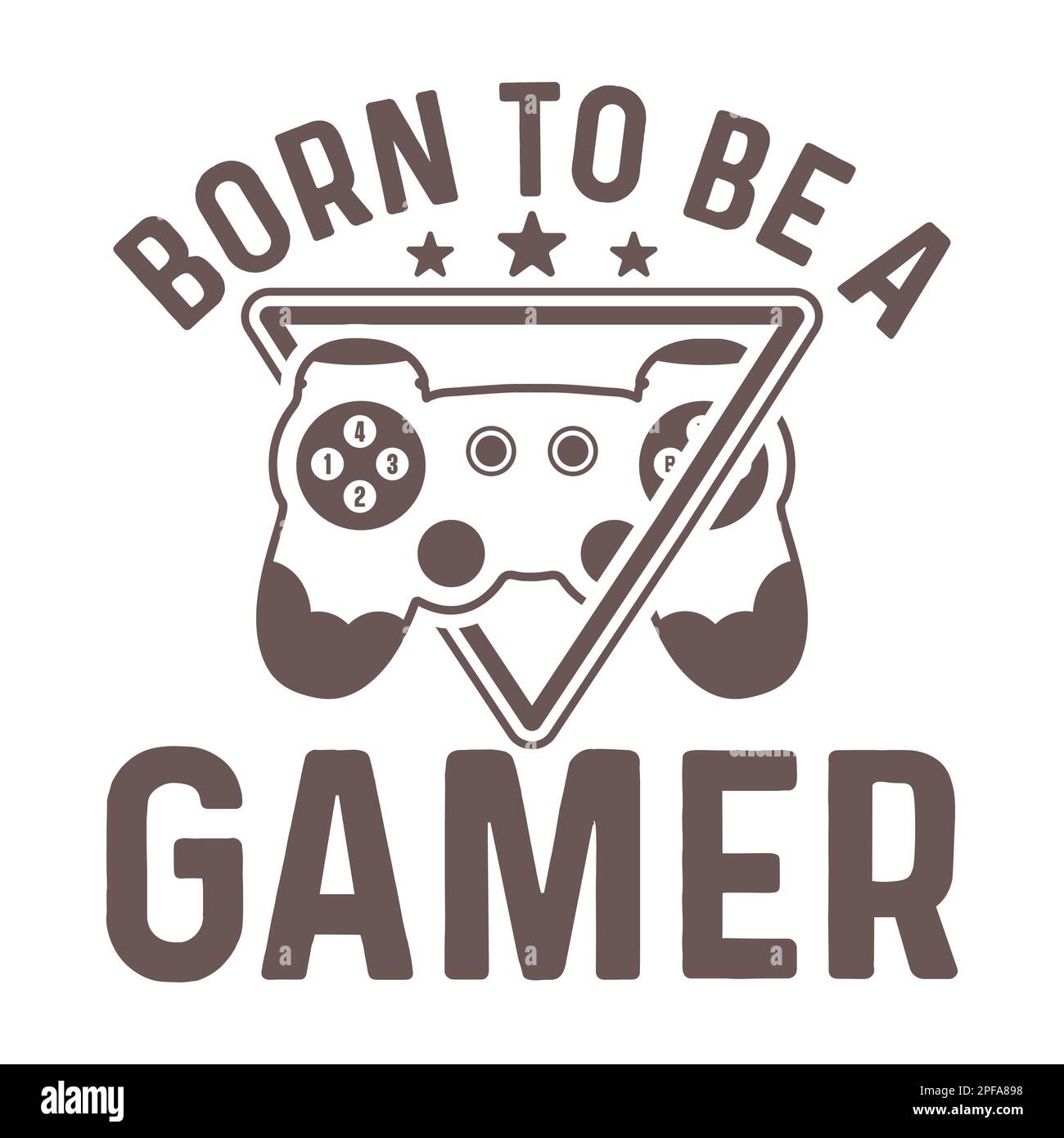 Born to be a gamer gaming t-shirt design, gaming typography t-shirt ...