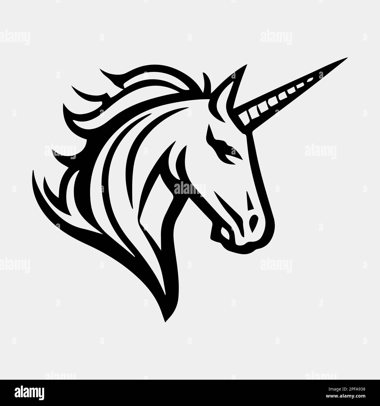 Unicorn Logo Vector Unicorn Logo Icon Vector Illustration Design