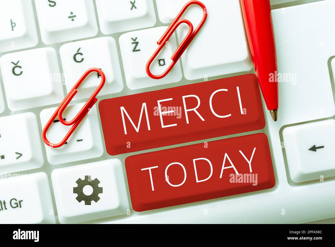 Text caption presenting Merci. Business overview what is said or ...