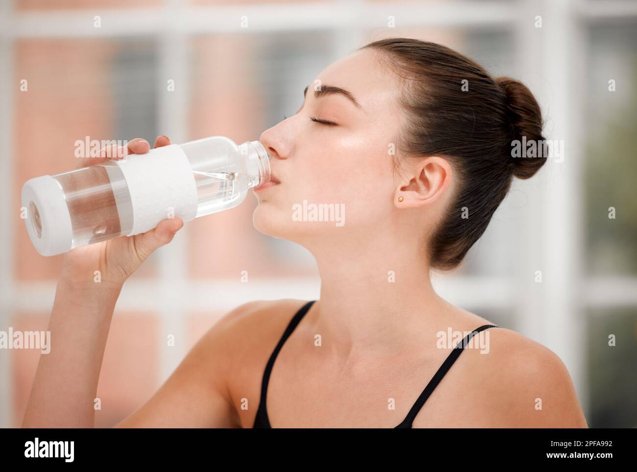 With magic soaking my spine. a ballet dancer taking a water break ...