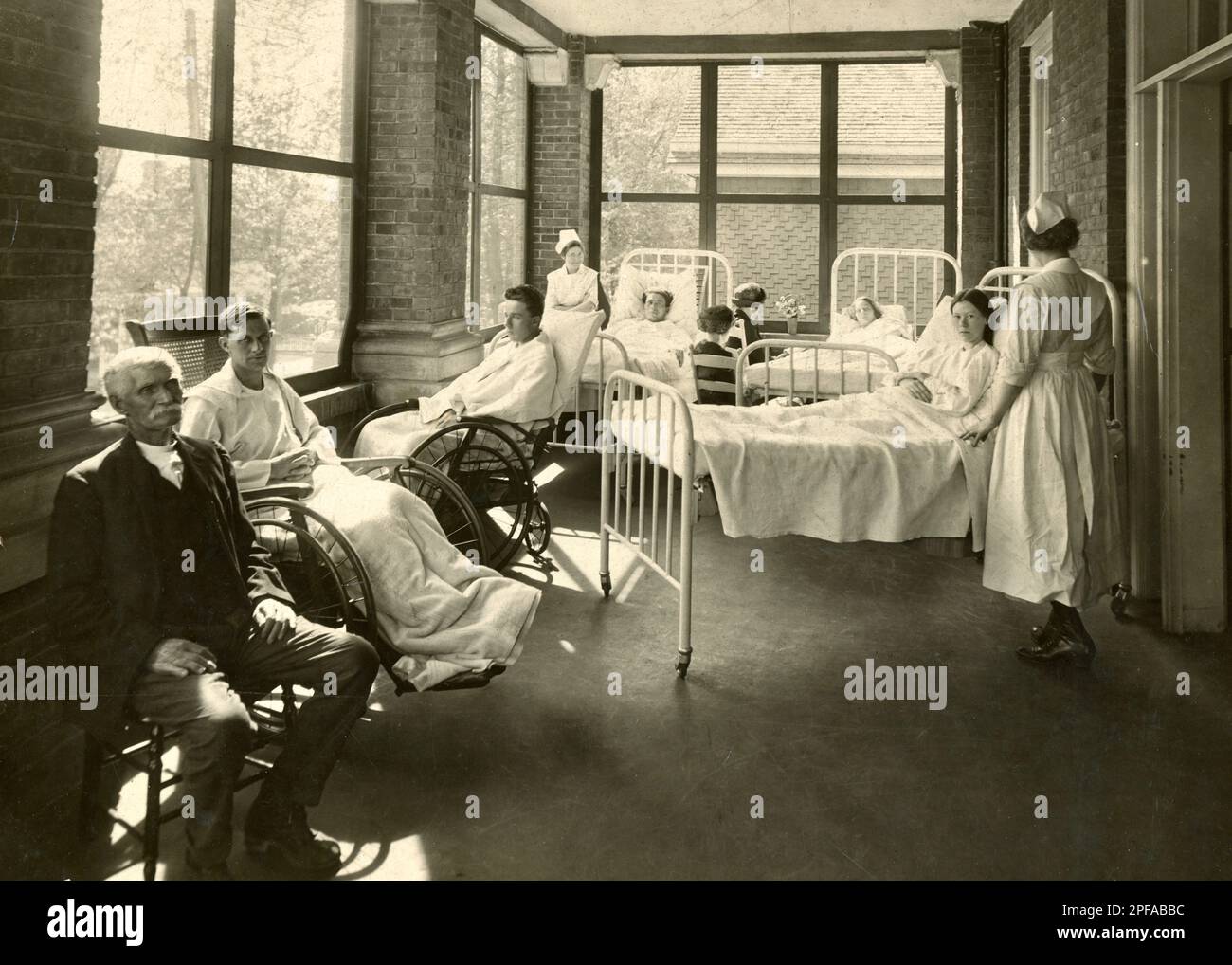 Hospital about 1900, Sanatorium likely for recovery of Tuberculosis ...