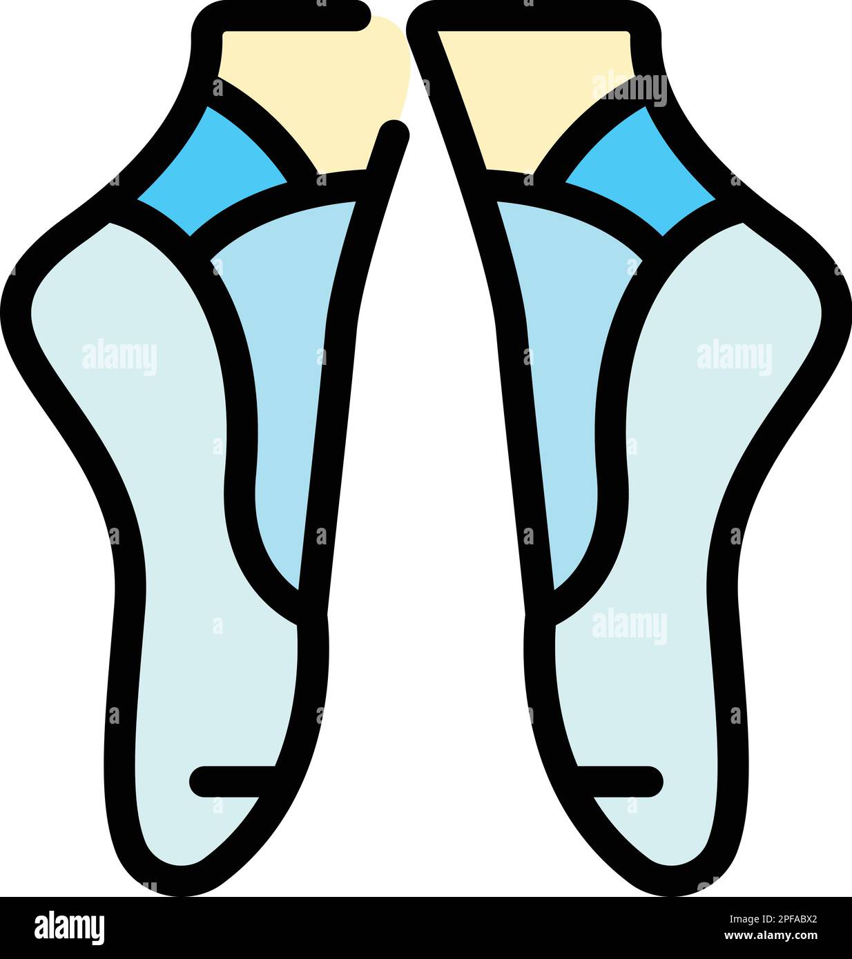 Ballet equipment icon. Outline ballet equipment vector icon for web ...